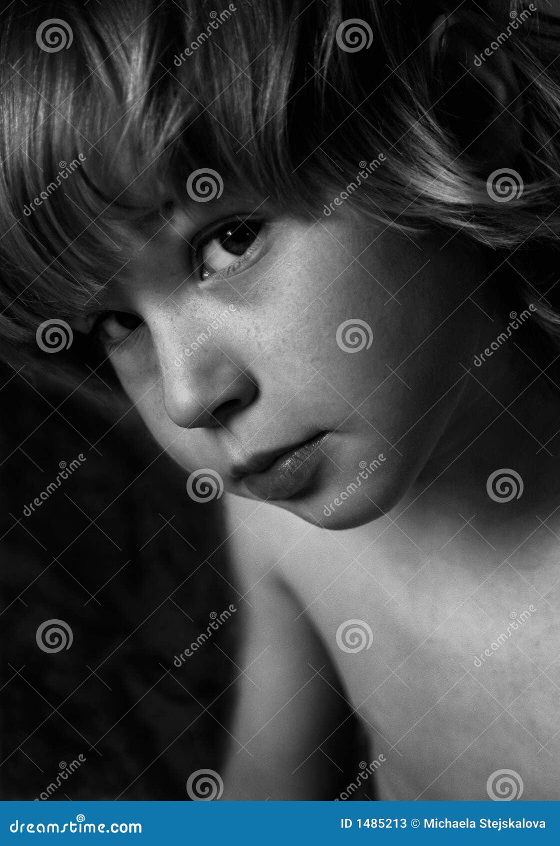 Portrait of boy stock image. Image of view, abstract, cute - 1485213