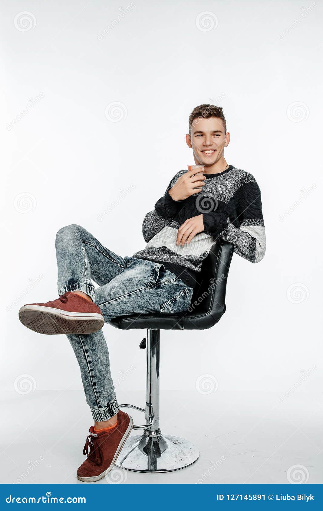 Photography Style Boy In Studio