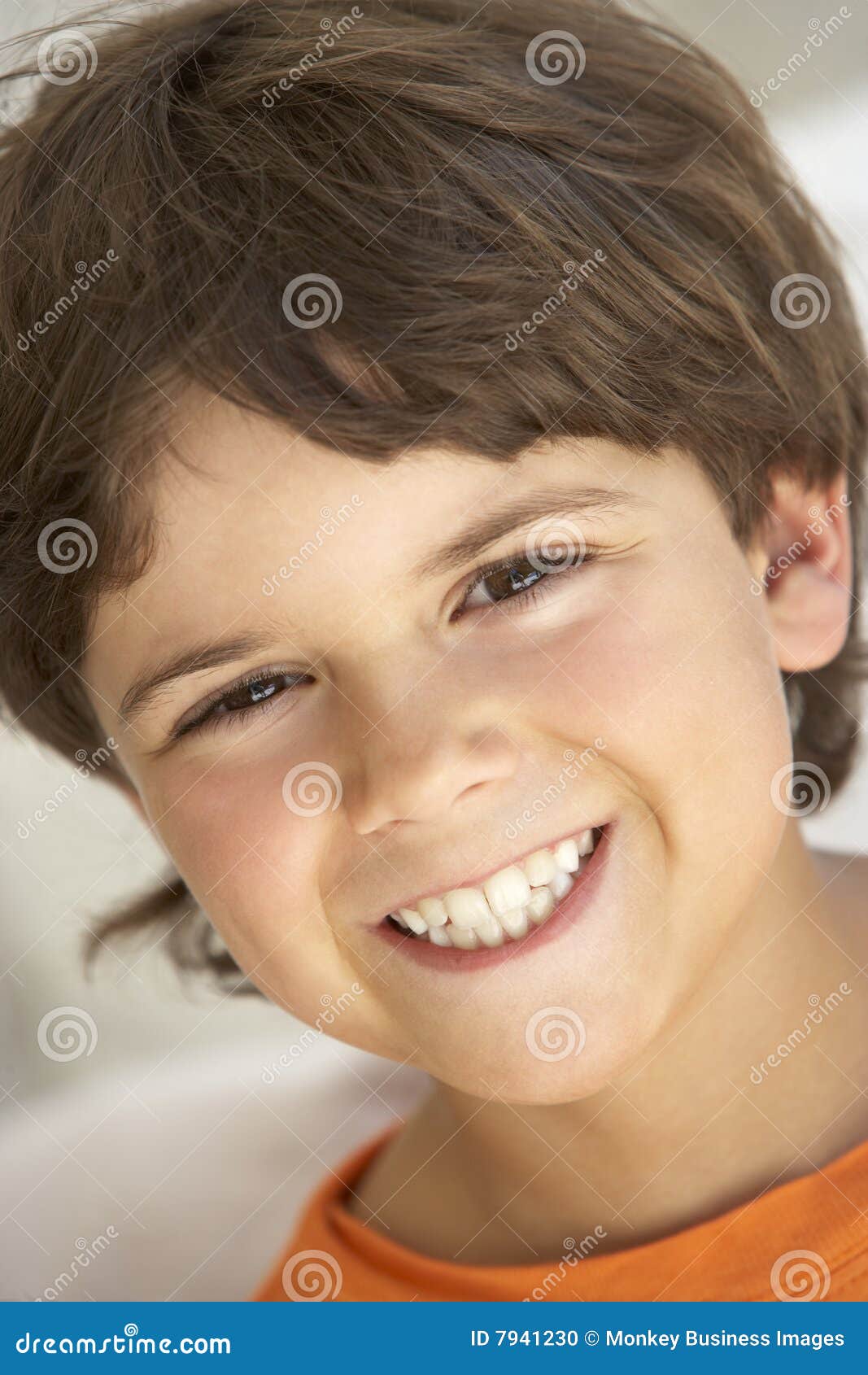 Portrait of Boy Smiling stock photo. Image of portraits - 7941230