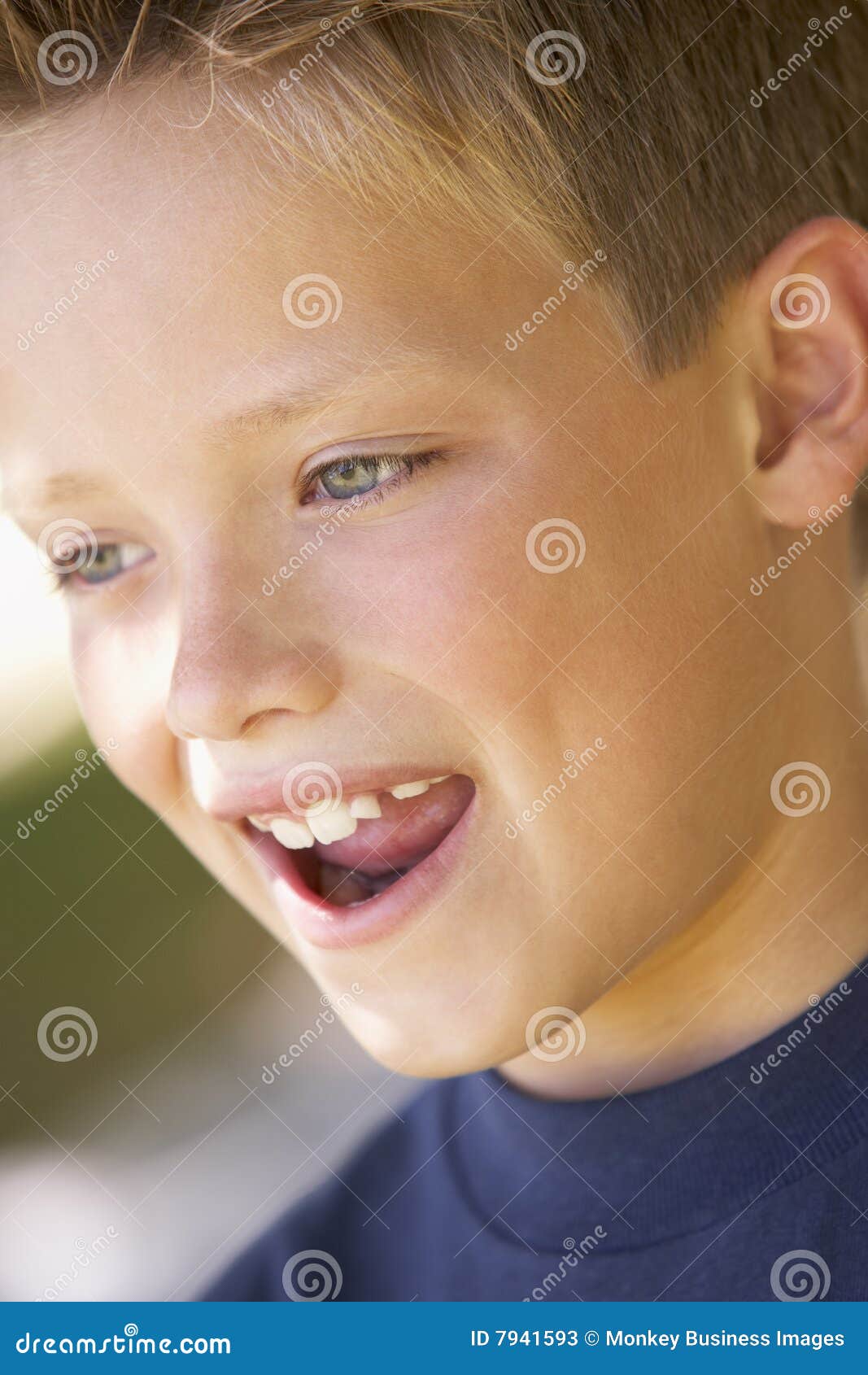 Portrait of Boy Smiling stock image. Image of headshot - 7941593