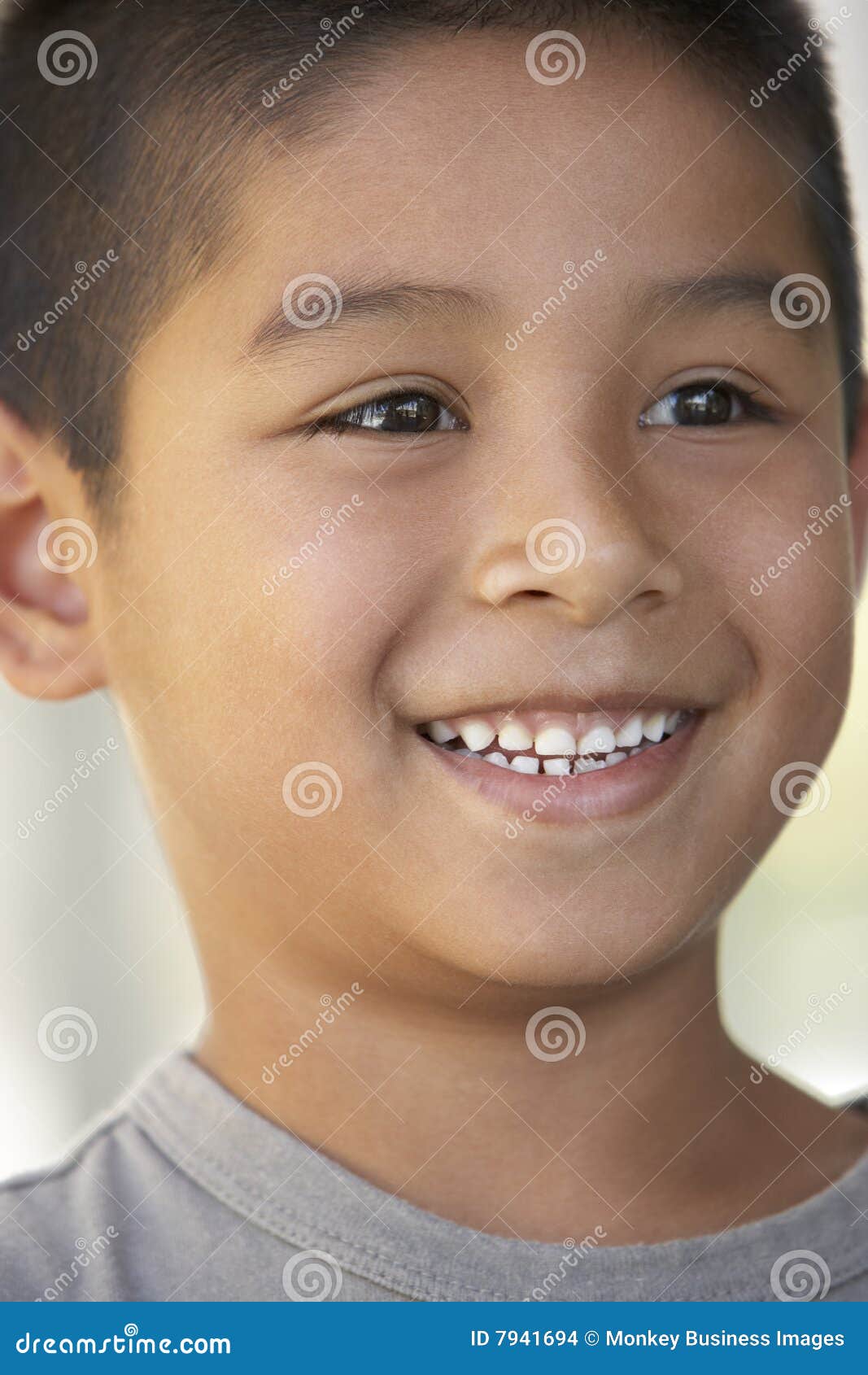 Portrait of Boy Smiling stock photo. Image of emotion - 7941694