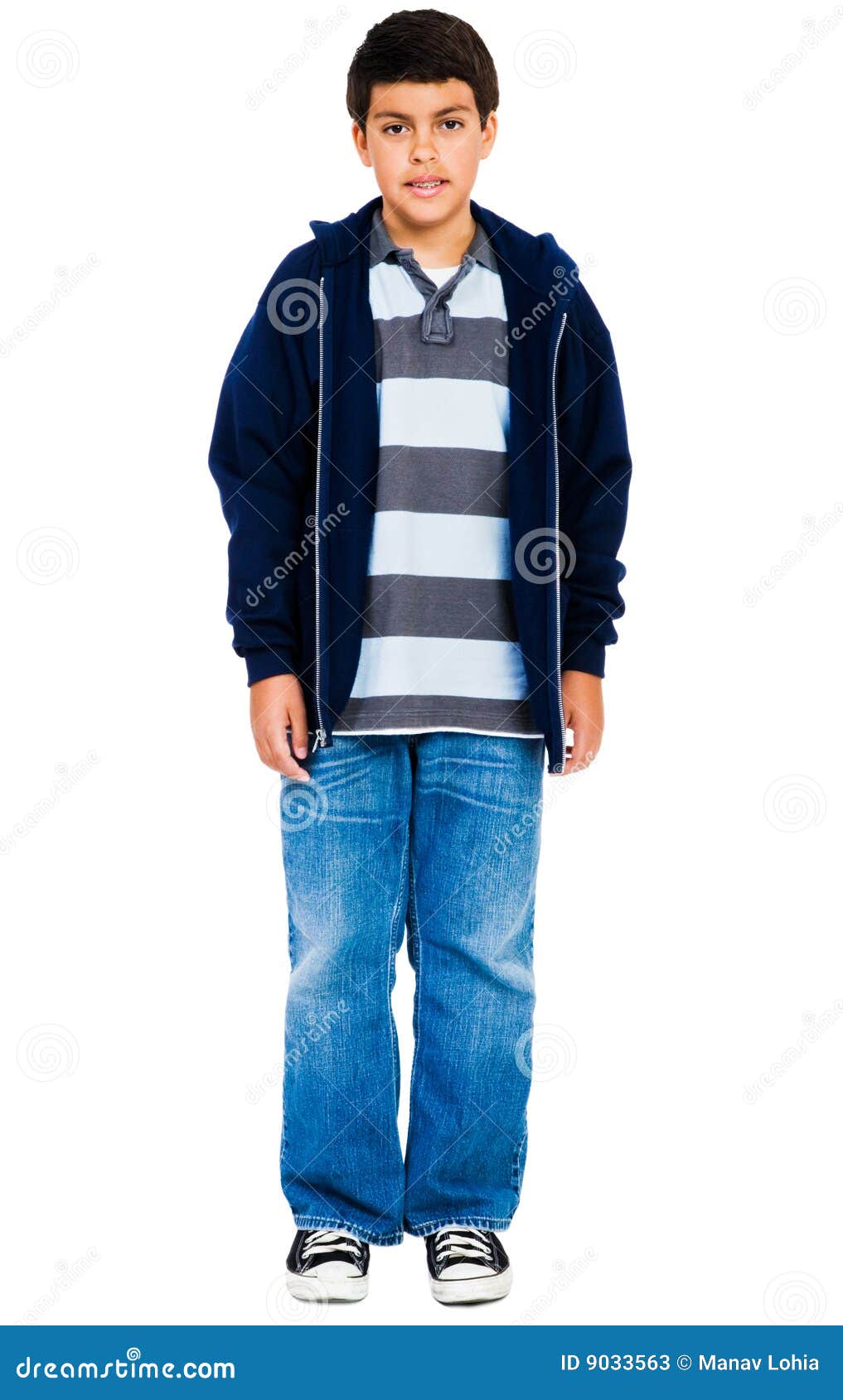 Portrait of Boy Standing stock image. Image of standing - 9033563
