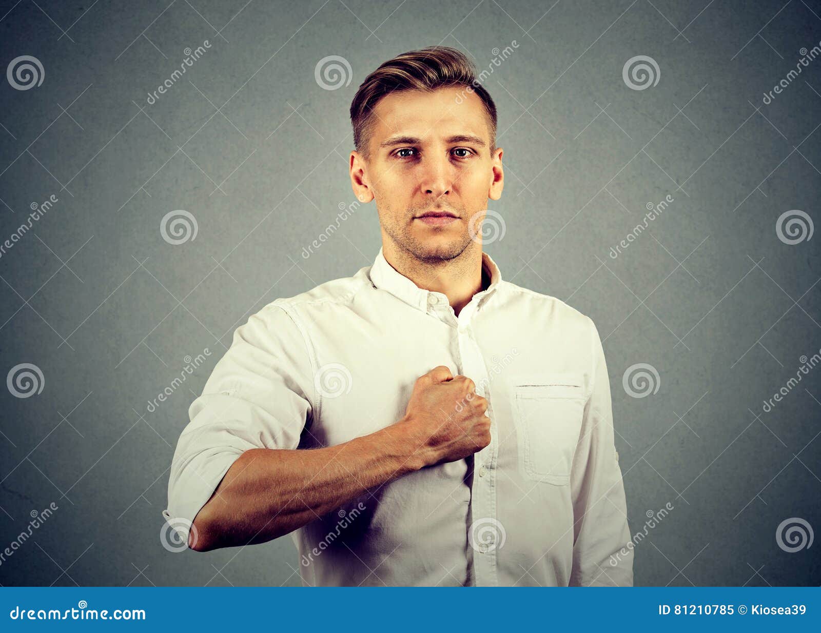 Portrait of a brave man stock image. Image of portrait - 81210785
