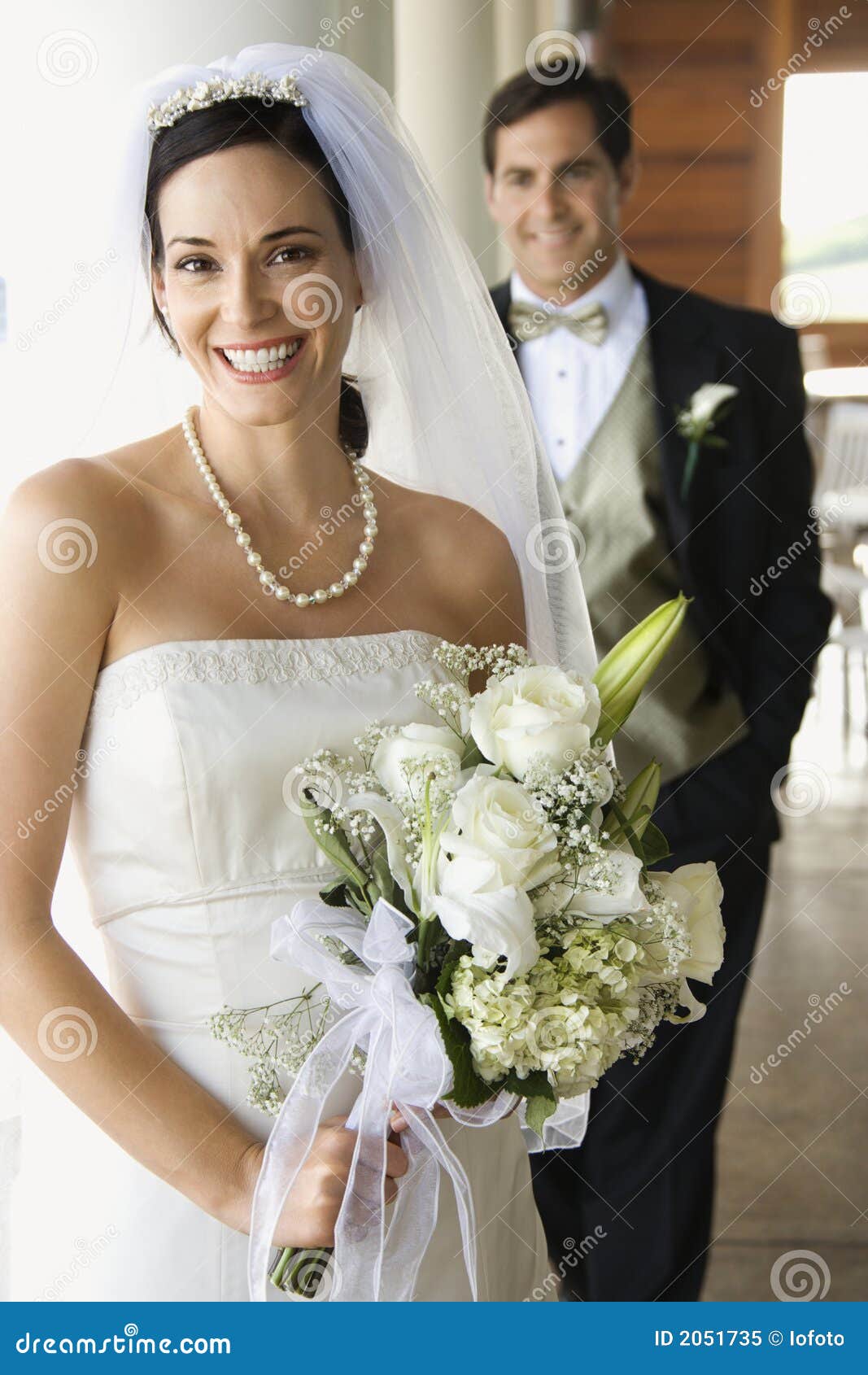 Portrait of Bride and Groom. Stock Image - Image of caucasian, woman ...