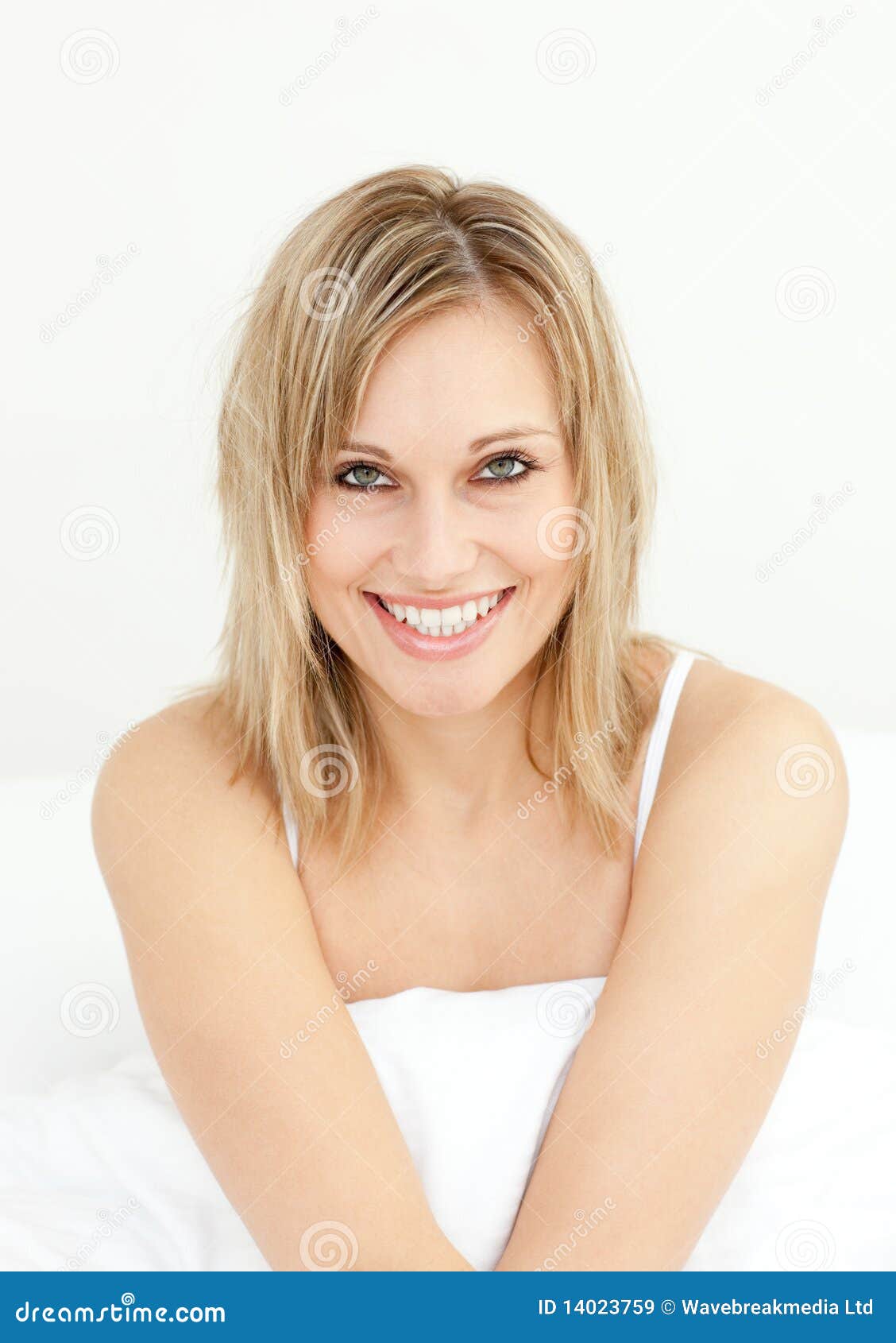 Portrait of a Bright Woman in the Morning Stock Image - Image of ...