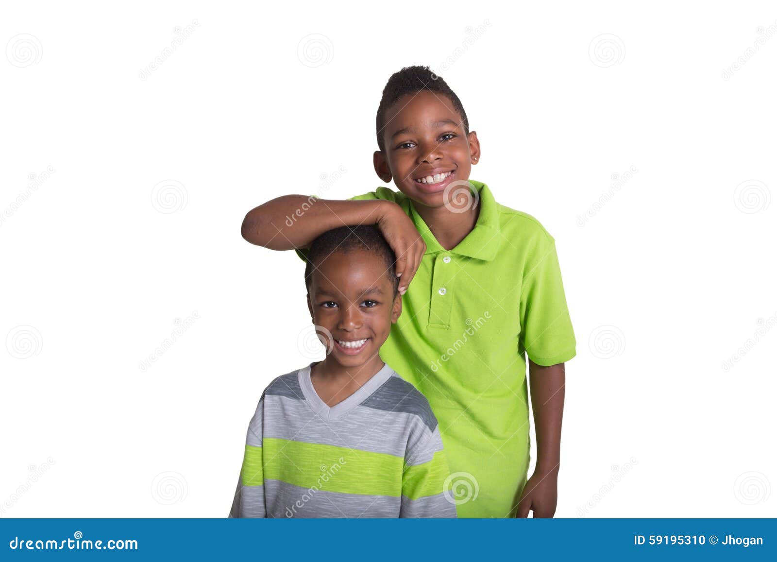 Portrait of 2 brothers stock photo. Image of male, bonding - 59195310