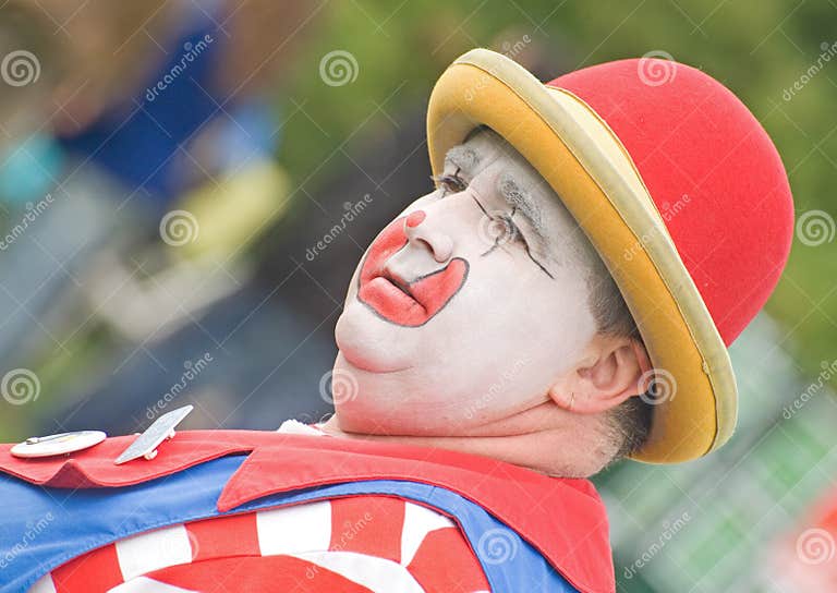 Portrait of Bubbles the Clown. Editorial Image - Image of open, lapels ...