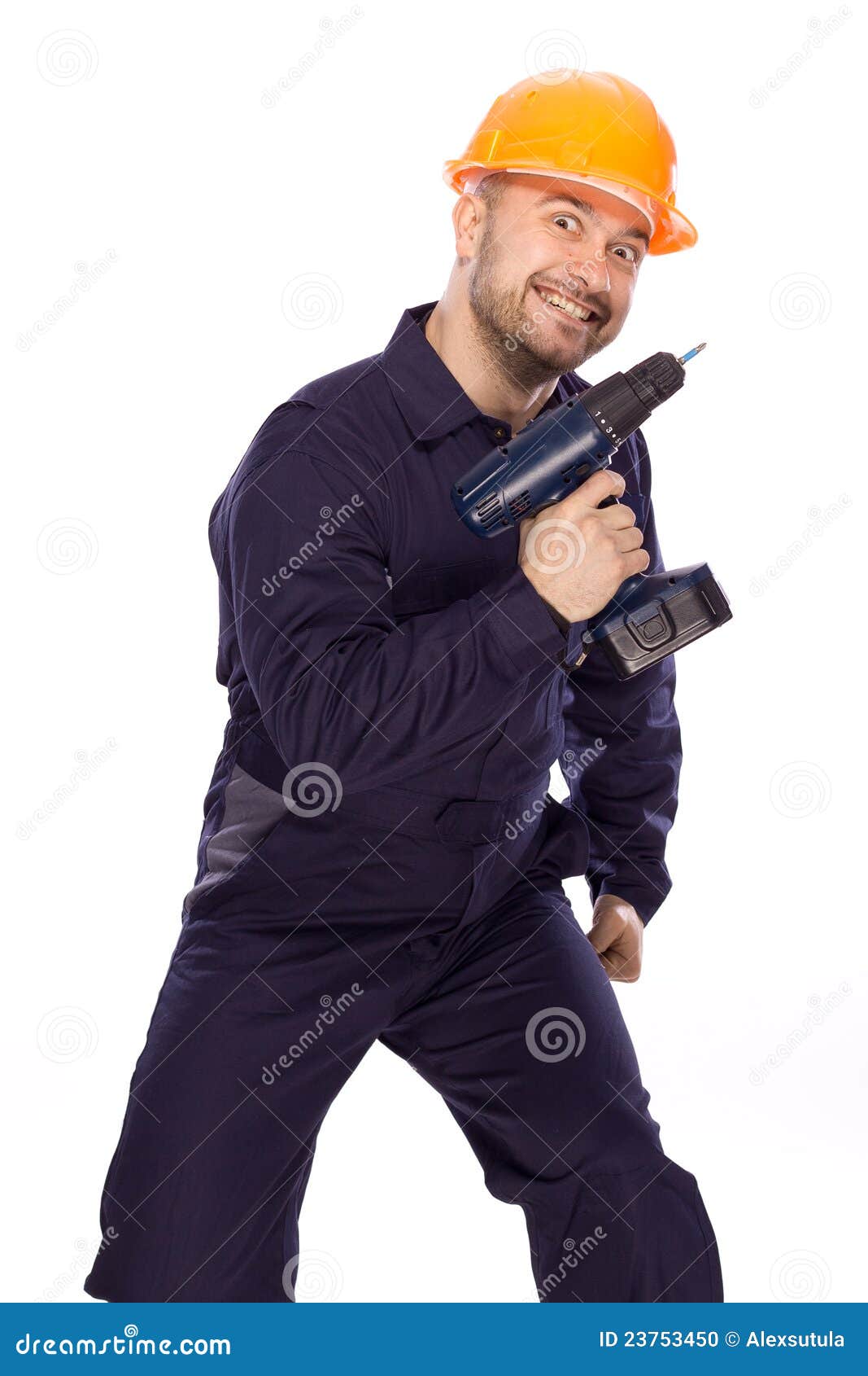 Portrait of a builder stock photo. Image of engineer - 23753450