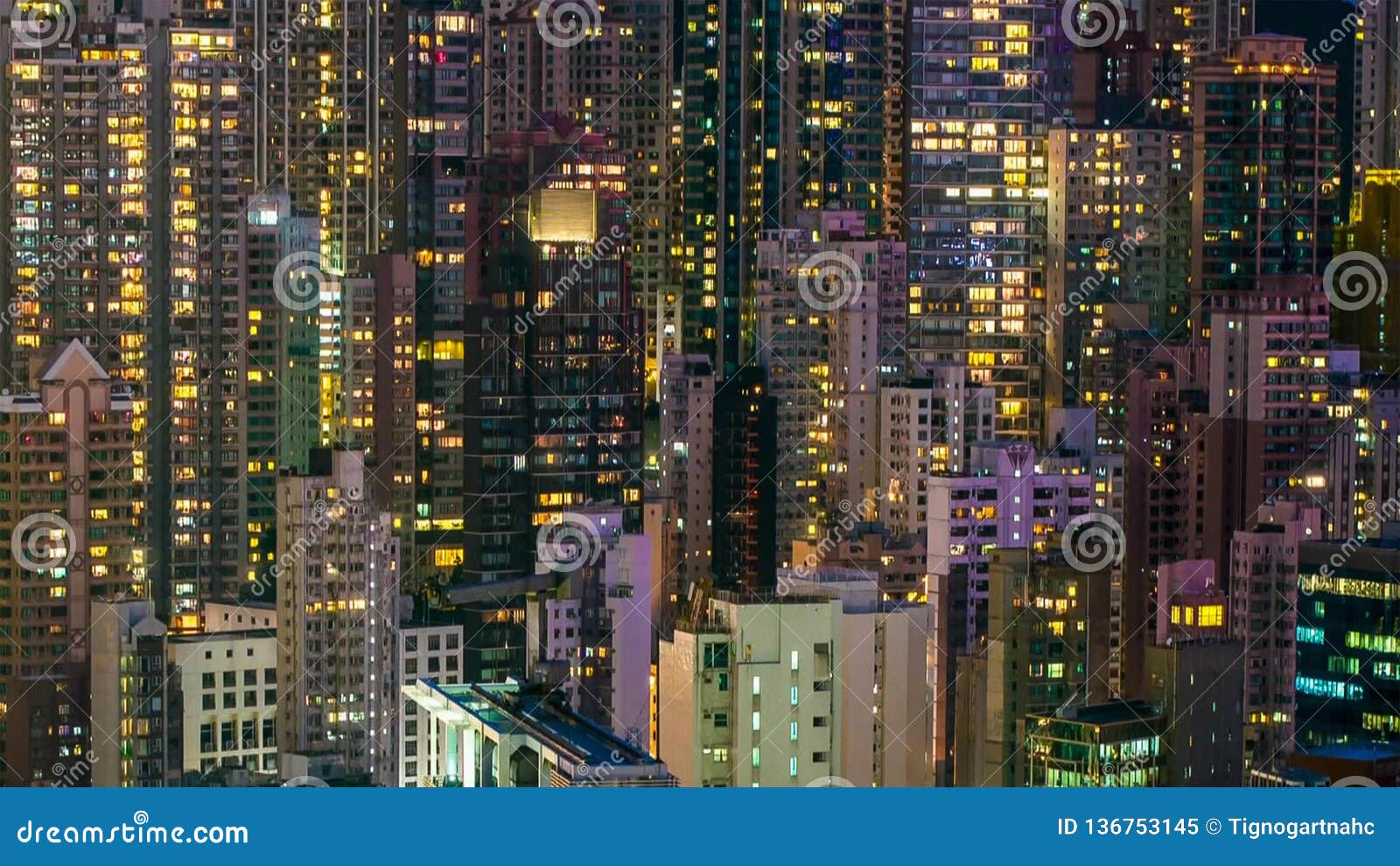 Portrait of Building in the City Stock Image - Image of buildings ...