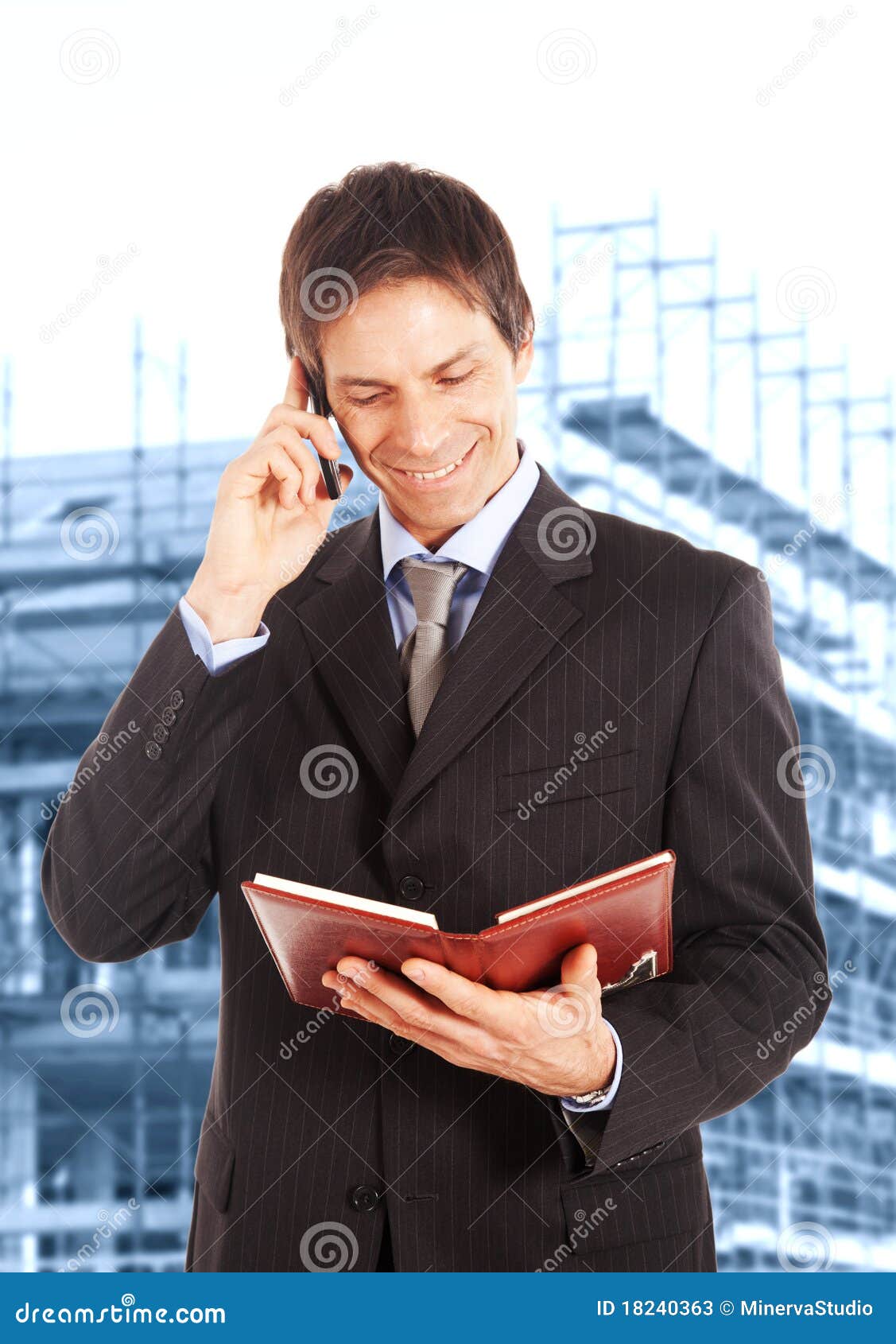 Portrait of a Building Contractor Stock Image - Image of home, business ...