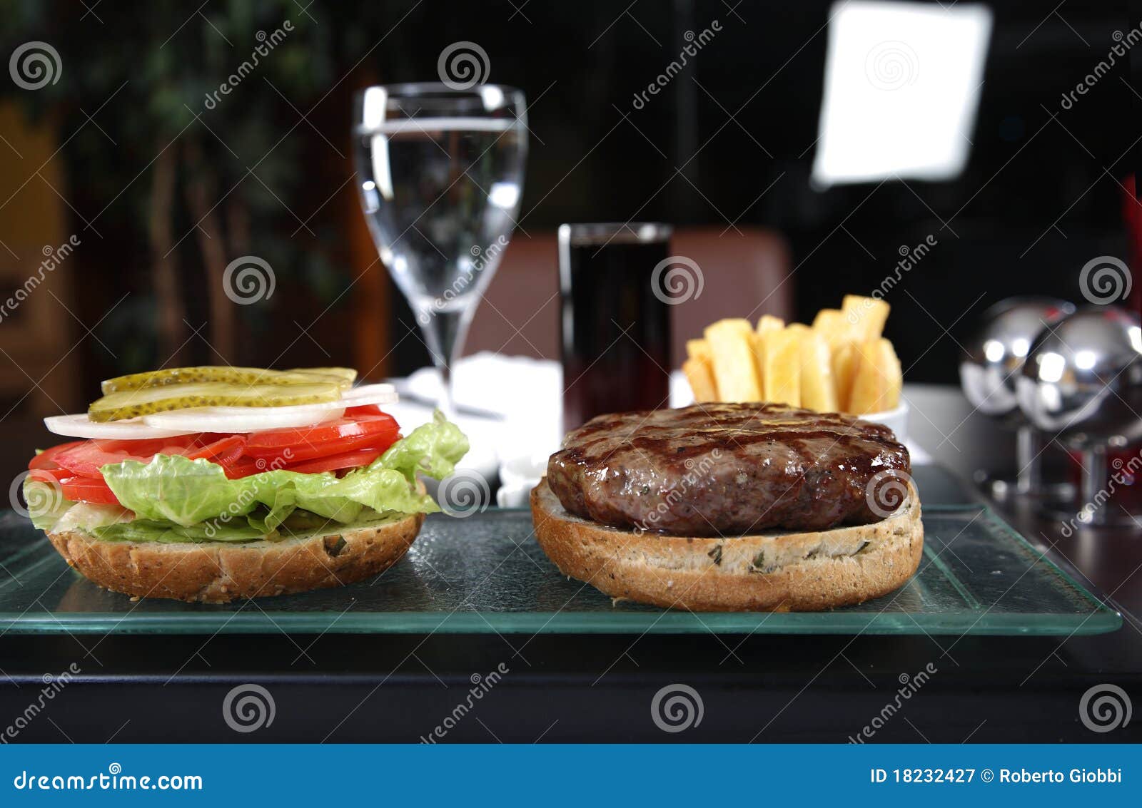 Portrait of a burger stock image. Image of grill, cheese - 18232427