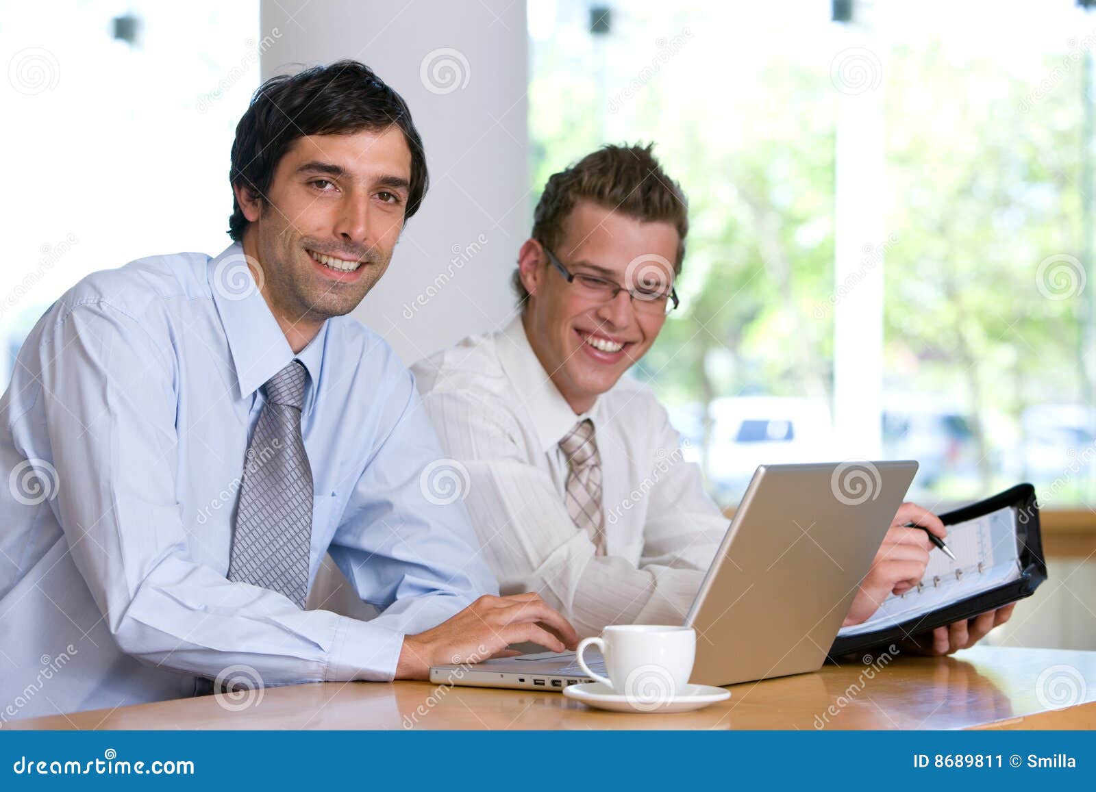 Portrait of Business Colleagues Working Stock Image - Image of people ...