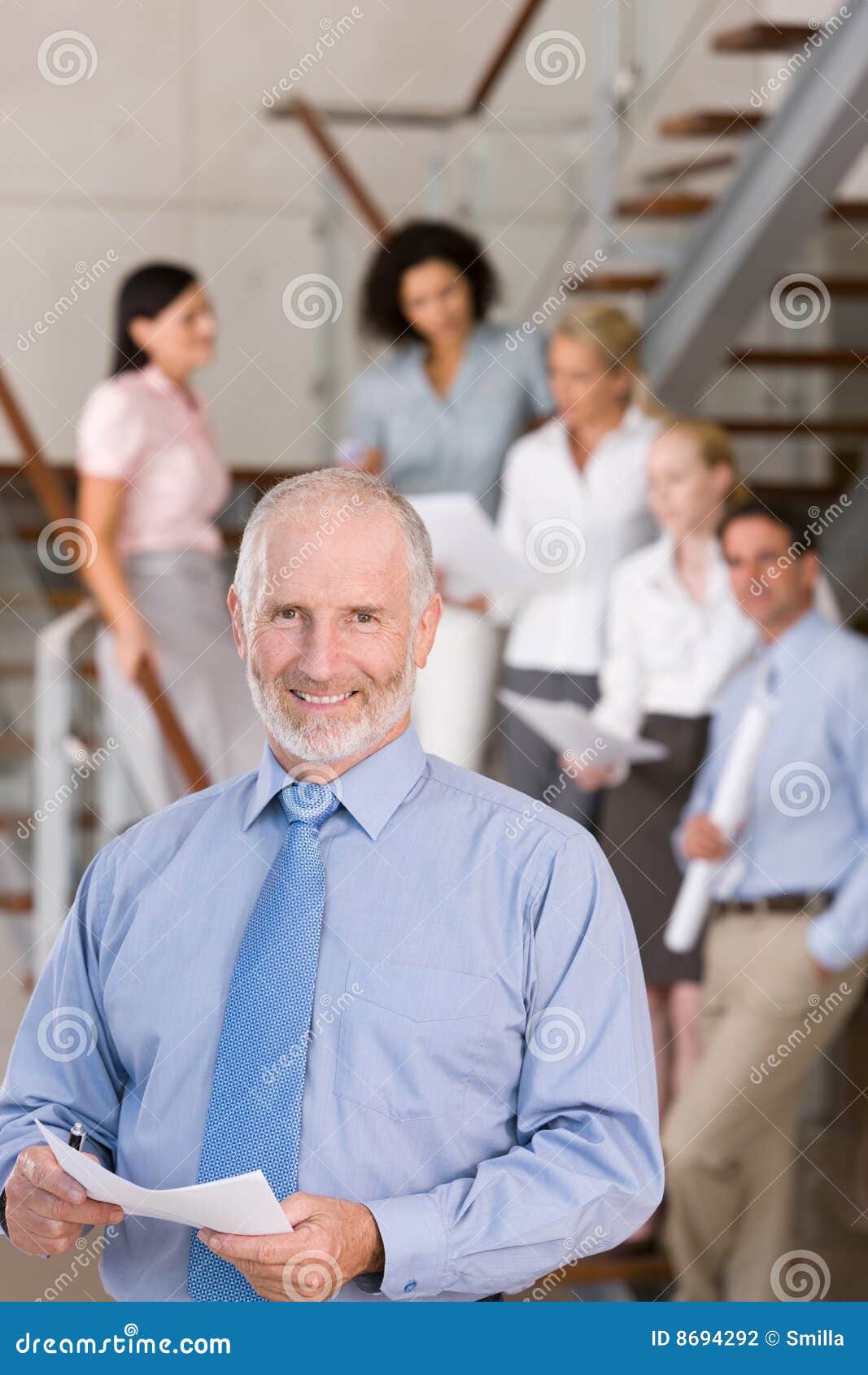 Portrait of Business Executive Stock Photo - Image of foreground ...