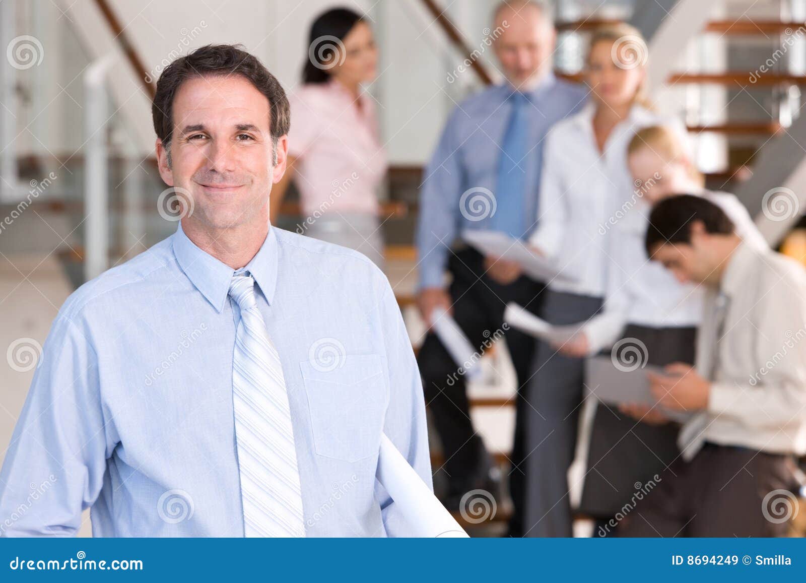Portrait of Business Executives Stock Image - Image of friendly, male ...
