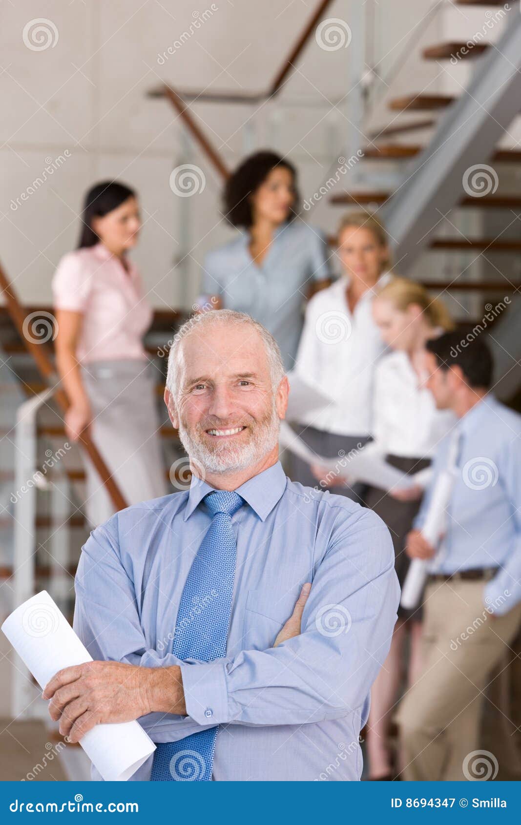 Portrait of Business Executives Stock Image - Image of modern, people ...