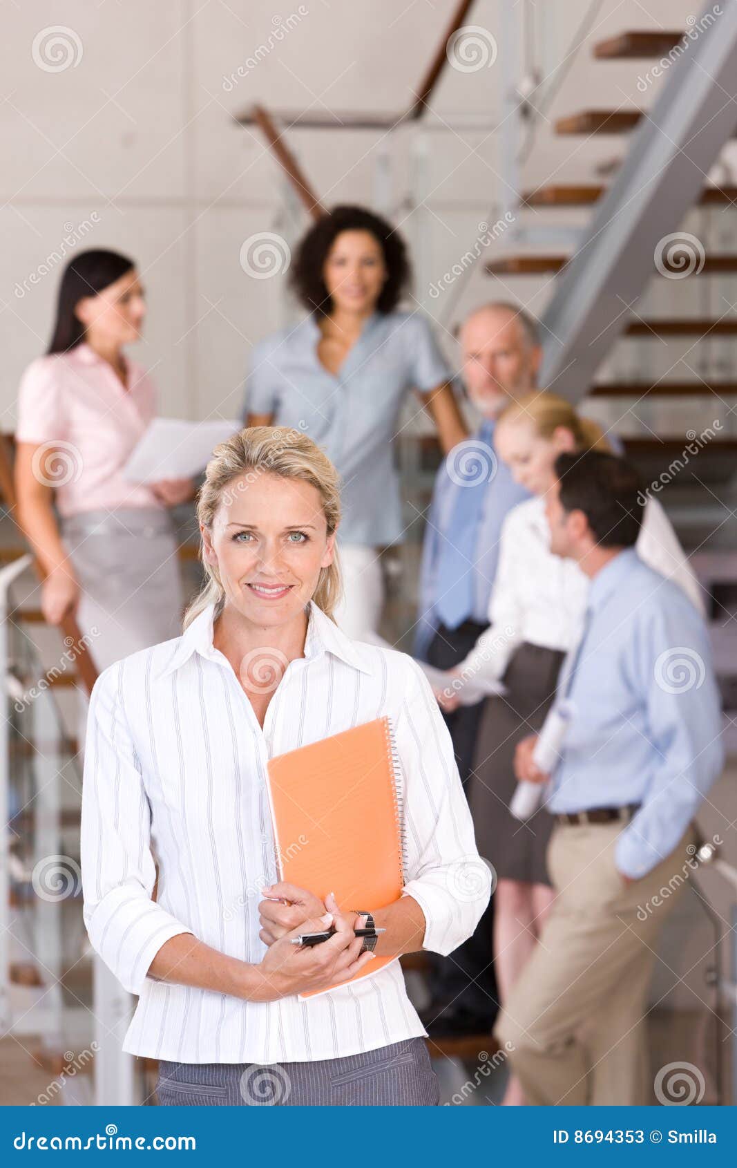 Portrait of Business Executives Stock Image - Image of front, modern ...