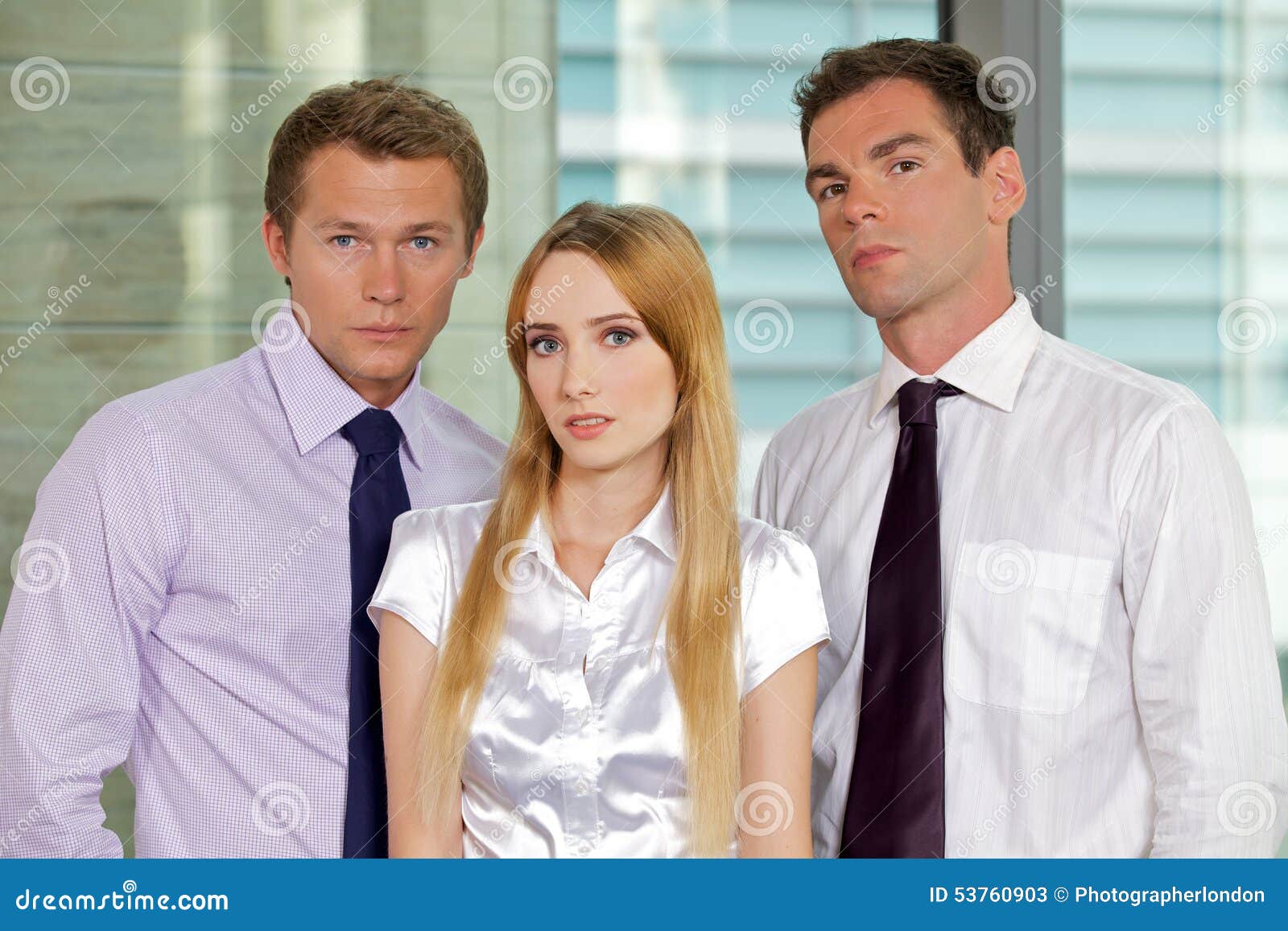 Portrait of Business Executives at Office Stock Image - Image of ...