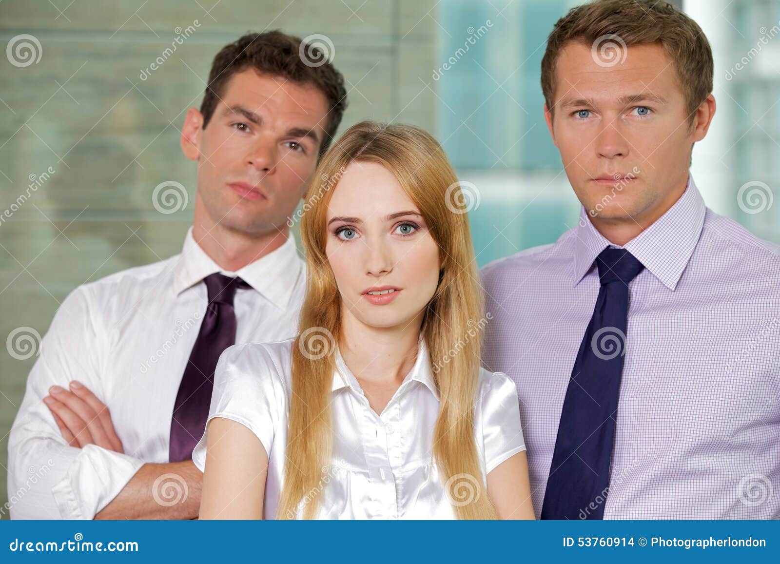 Portrait of Business Executives at Office Stock Photo - Image of color ...