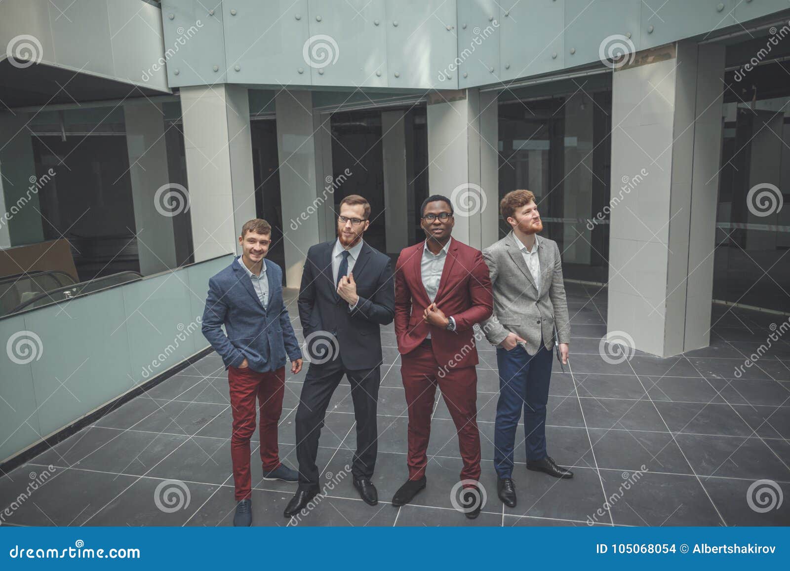 Portrait of Business Team in Office Stock Photo - Image of occupation ...