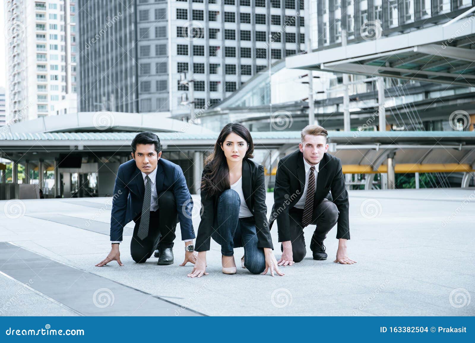 Portrait of Business Team Ready for Work. Stock Photo - Image of team ...