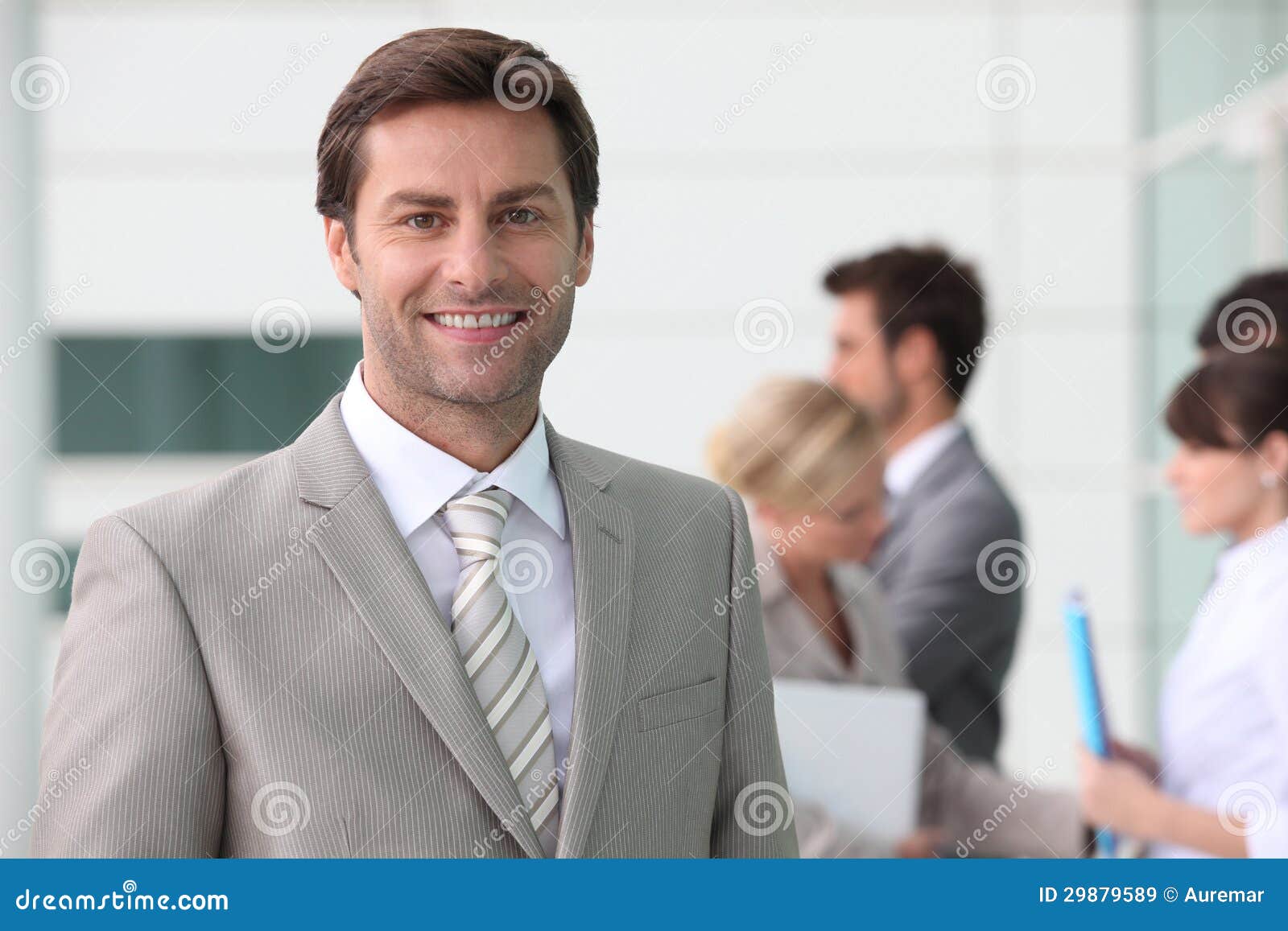 Portrait of a businessman stock image. Image of office - 29879589
