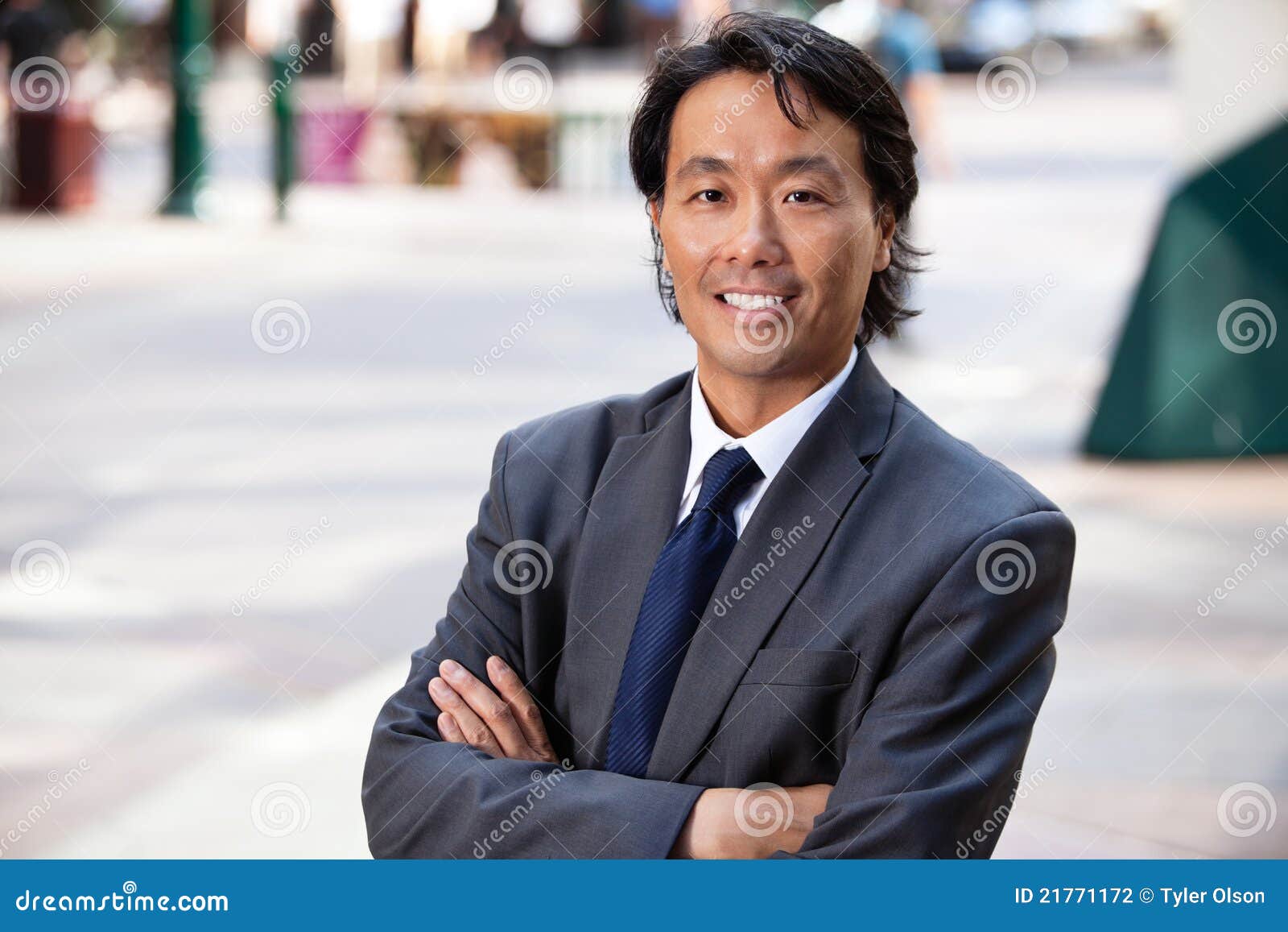 Portrait of Businessman Smiling Stock Photo - Image of formal ...