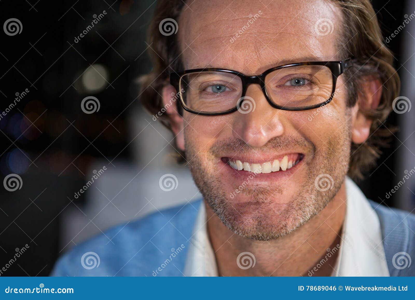 Portrait of Businessman in Spectacles Stock Photo - Image of company ...