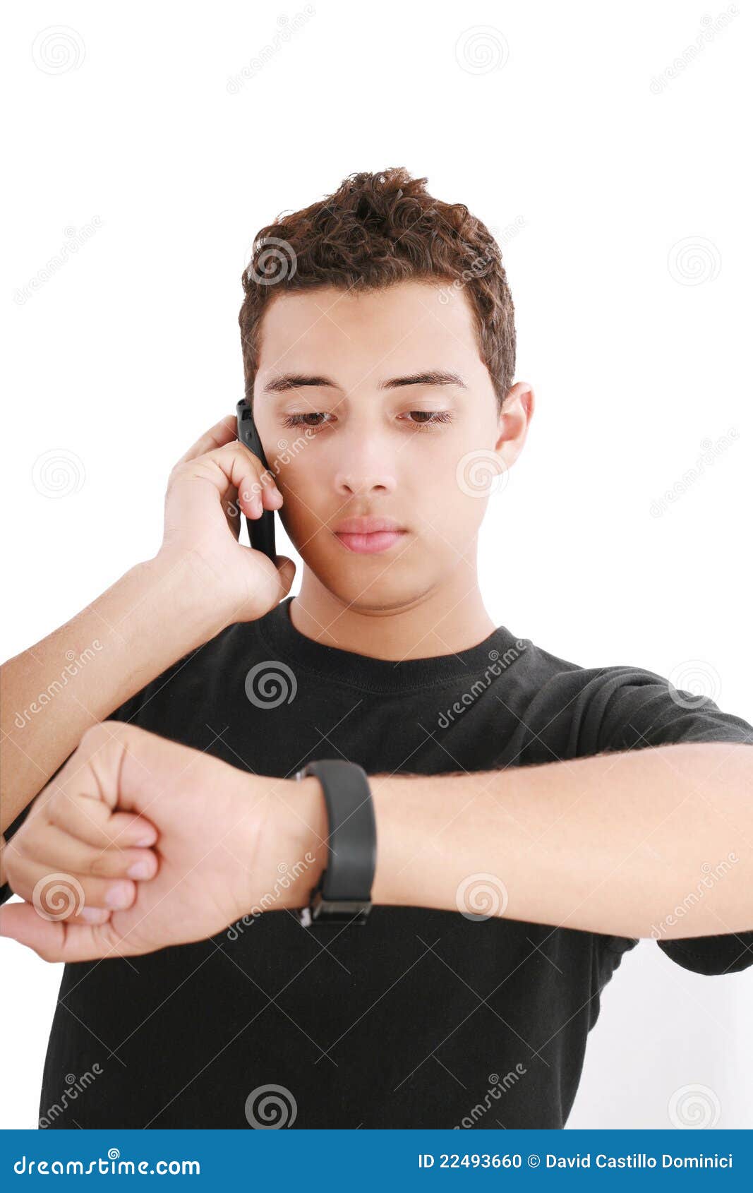 Portrait of a Busy Young Male Stock Photo - Image of life, light: 22493660