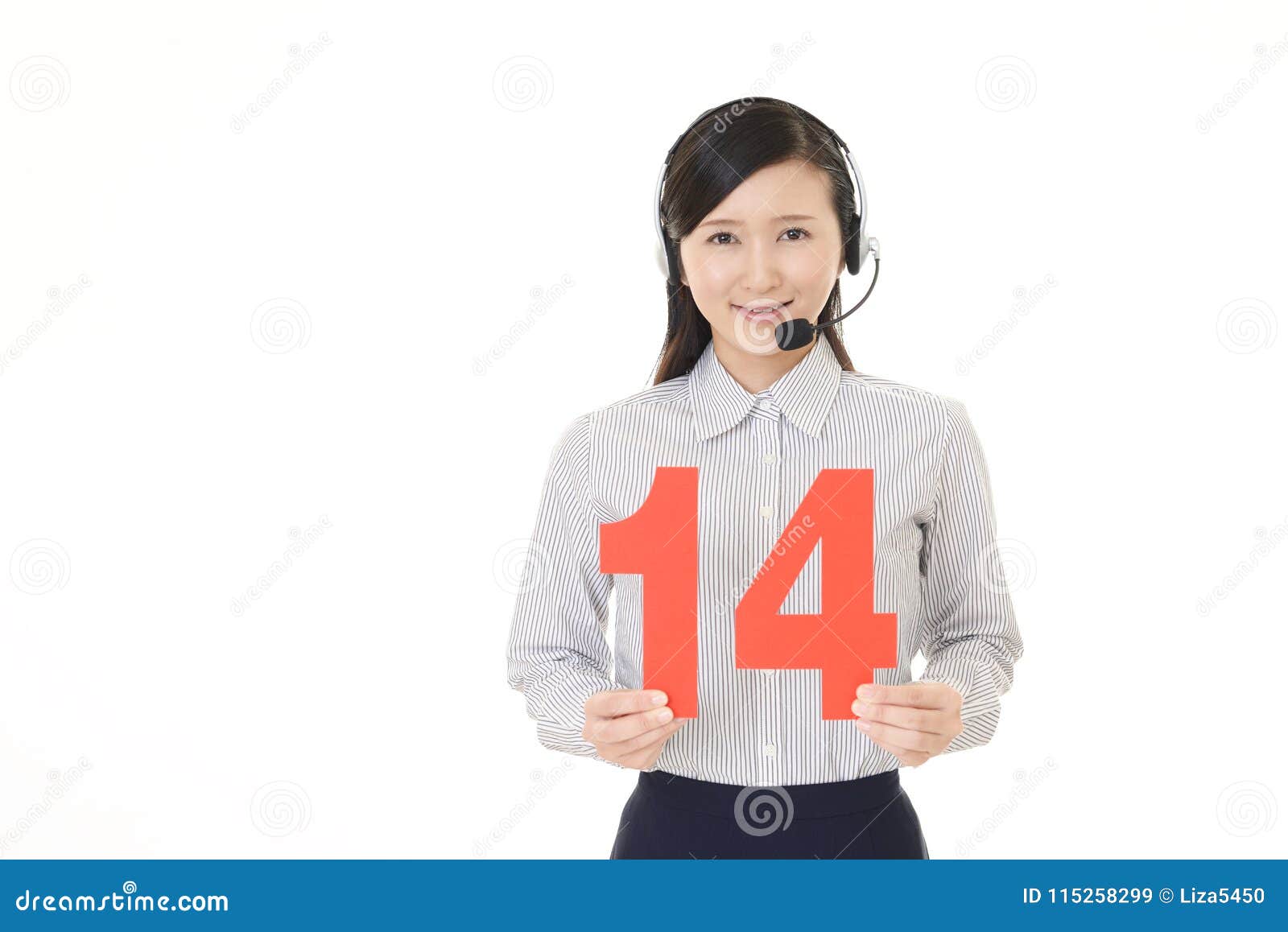 Operator with a number stock image. Image of assistant - 115258299