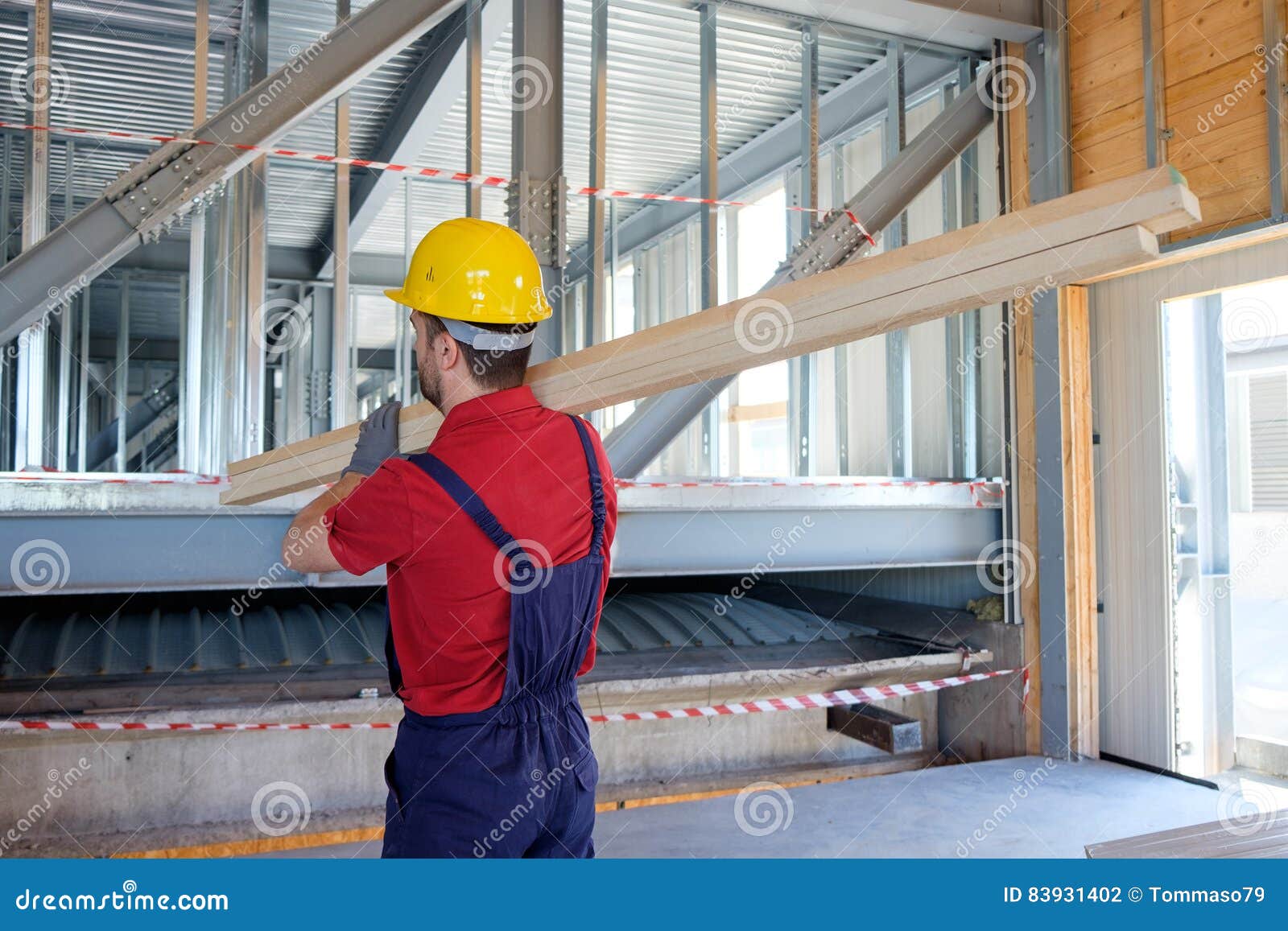 Portrait of a carpenter stock photo. Image of injury - 83931402