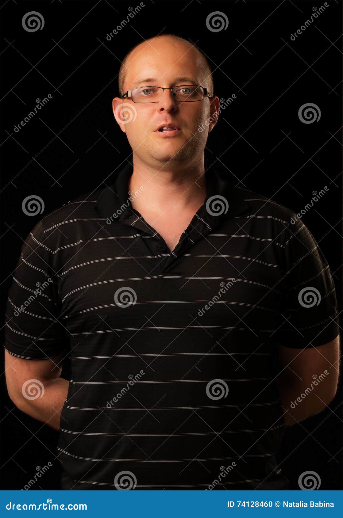 Portrait of Caucasian Man Speaking Stock Photo - Image of beauty, adult ...