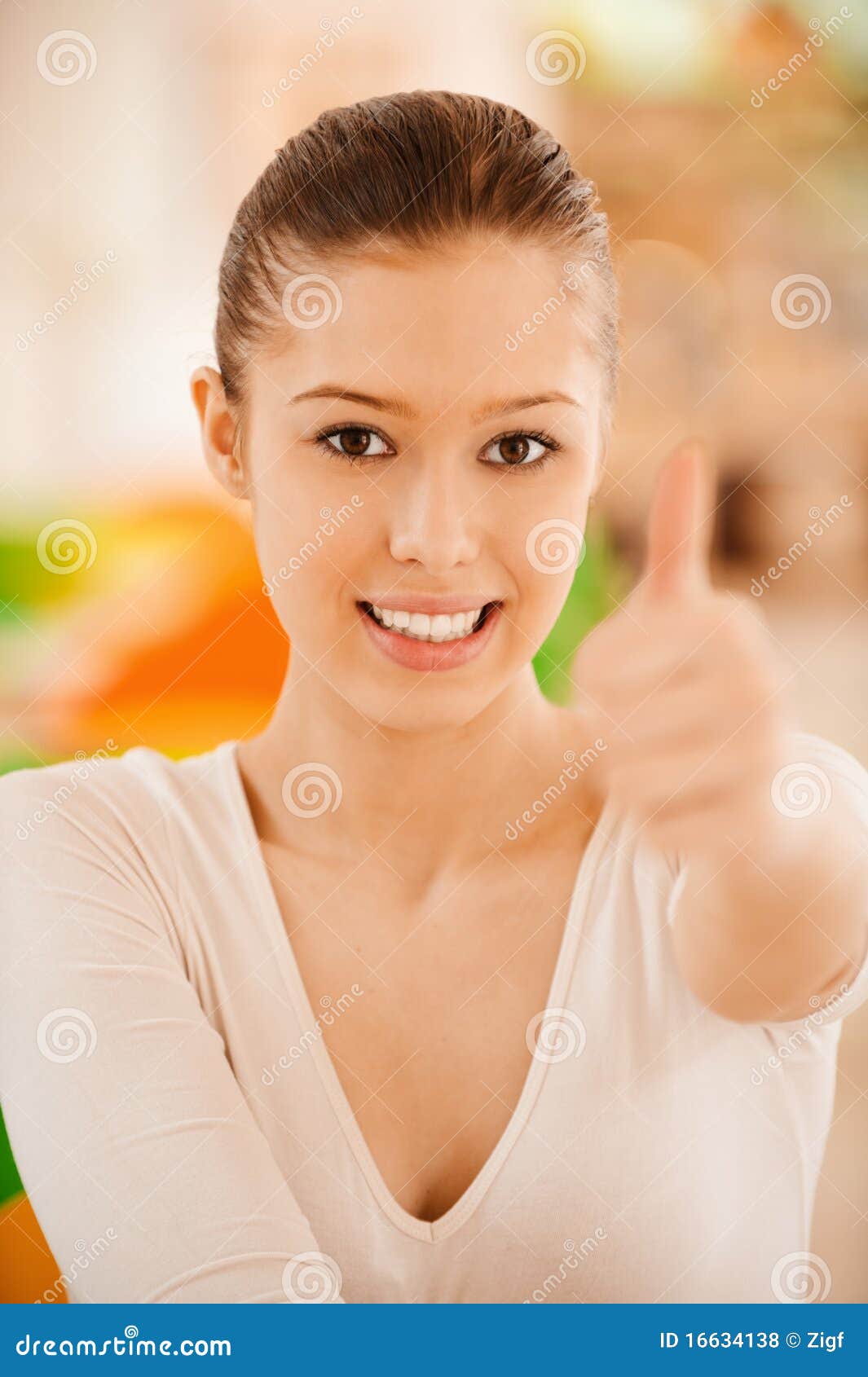 Portrait of charming girl stock photo. Image of female - 16634138