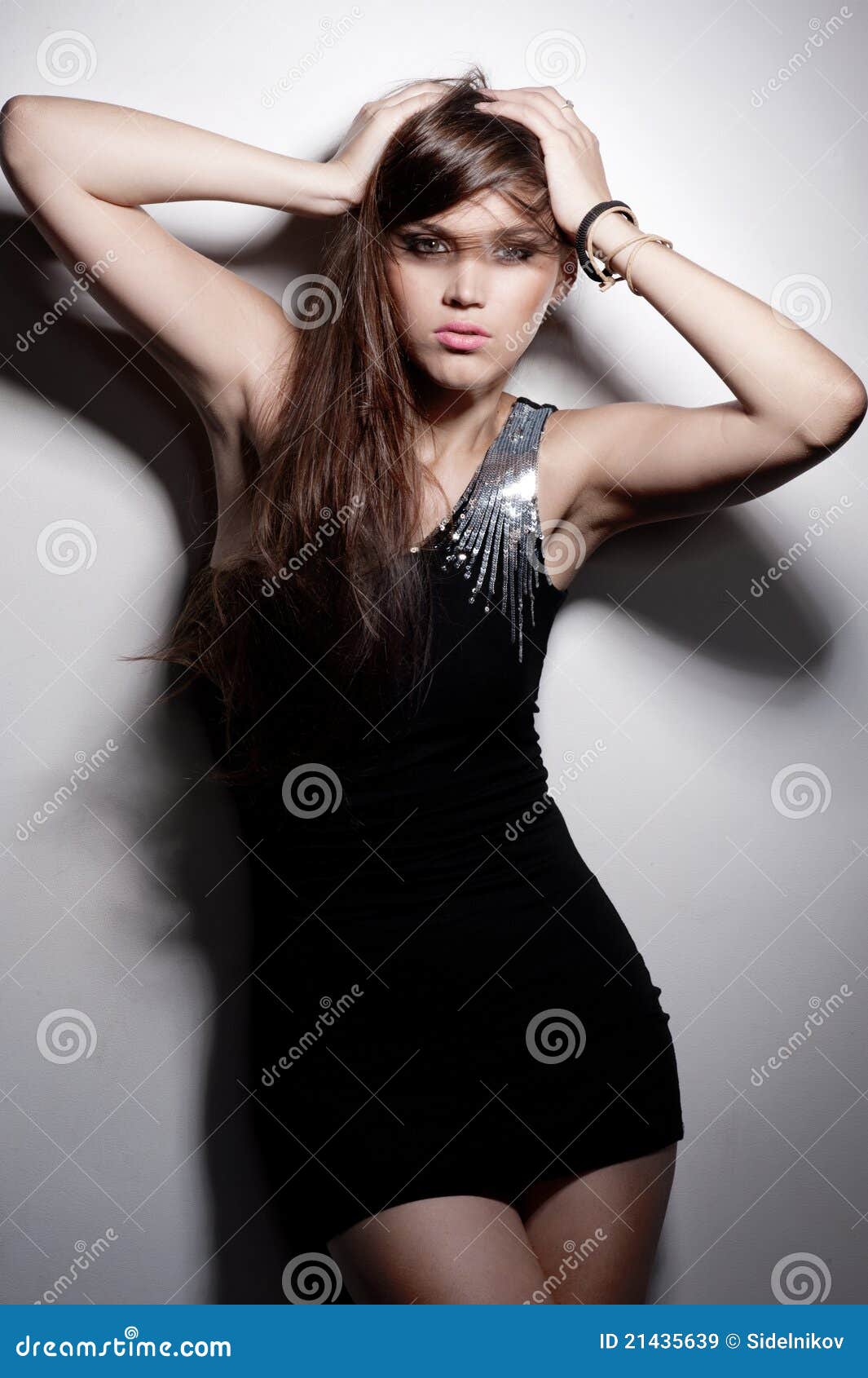 Portrait of charming girl stock image. Image of lifestyle - 21435639