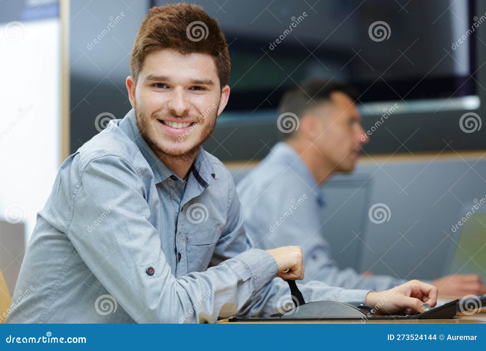 Portrait Charming Handsome Man Stock Photo - Image of black, adult ...