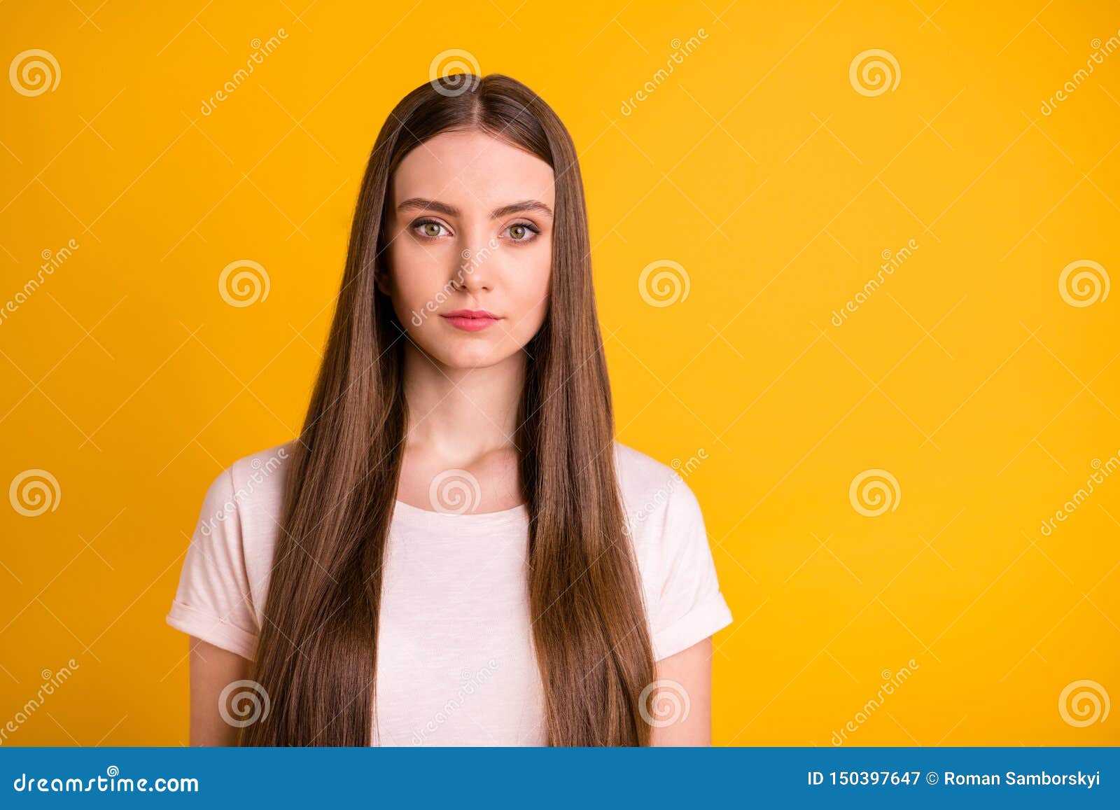 Portrait of Charming Nice Pretty Lady Student Study Education Learning ...