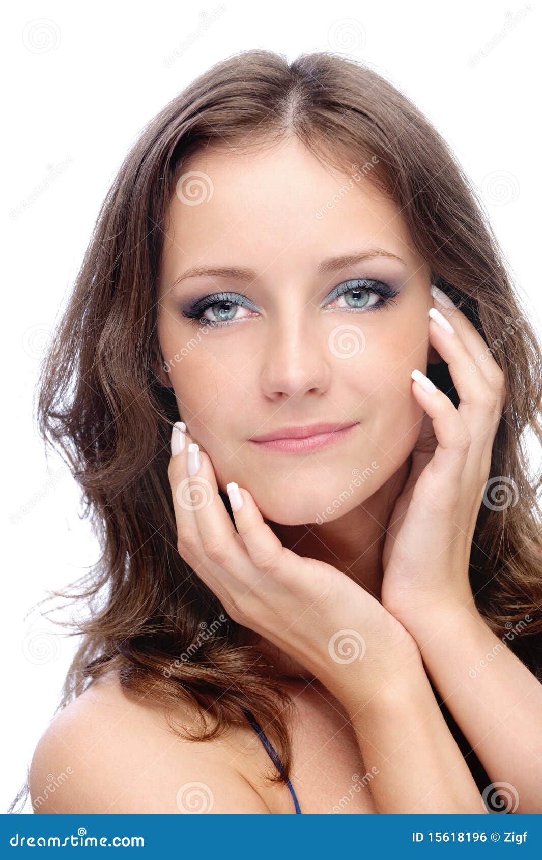 Portrait of charming woman stock photo. Image of portrait - 15618196
