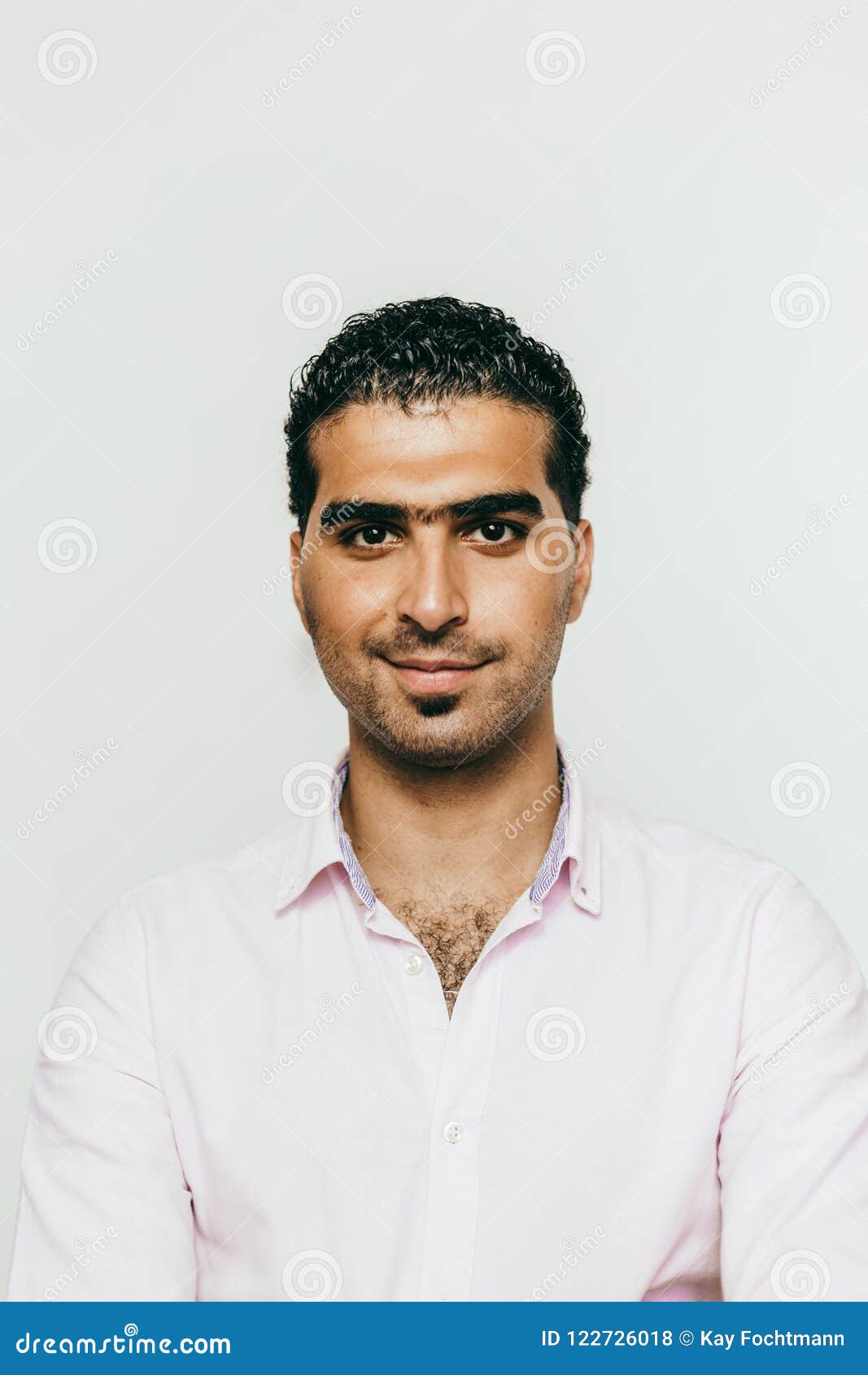 Portrait of Cheerful Syrian Man Stock Photo - Image of beard, people ...