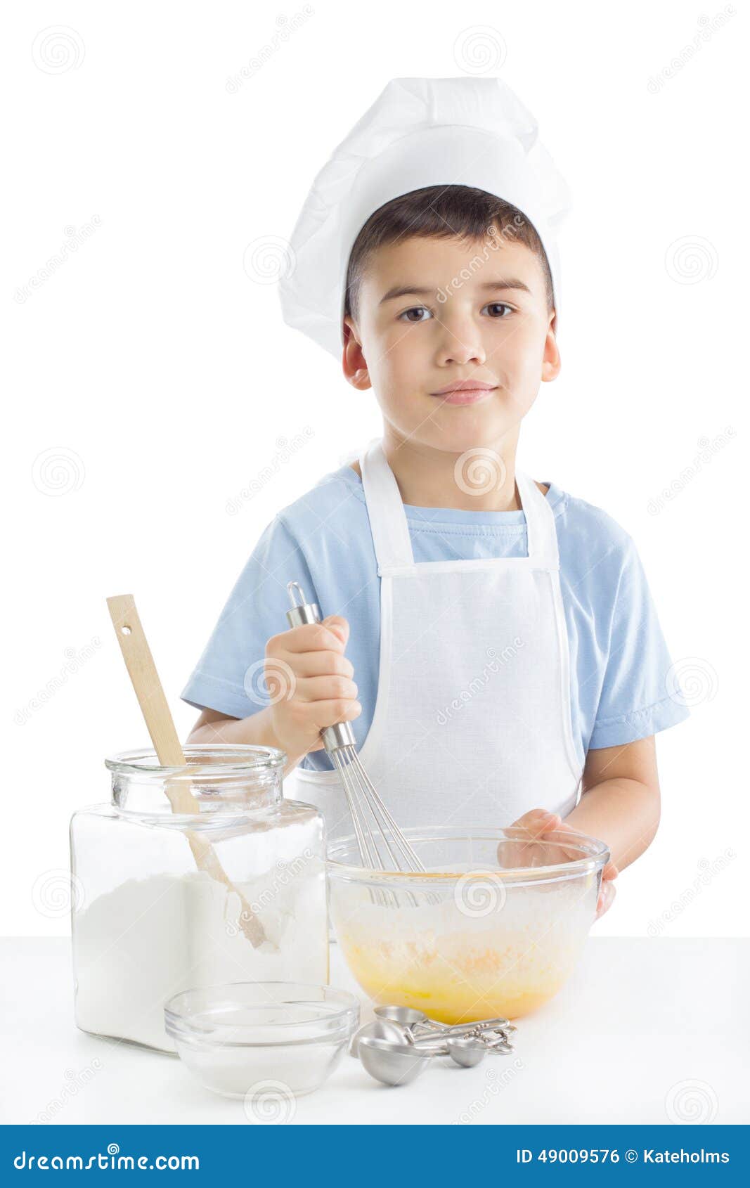 Portrait of chef boy stock photo. Image of eggs, caucasian - 49009576