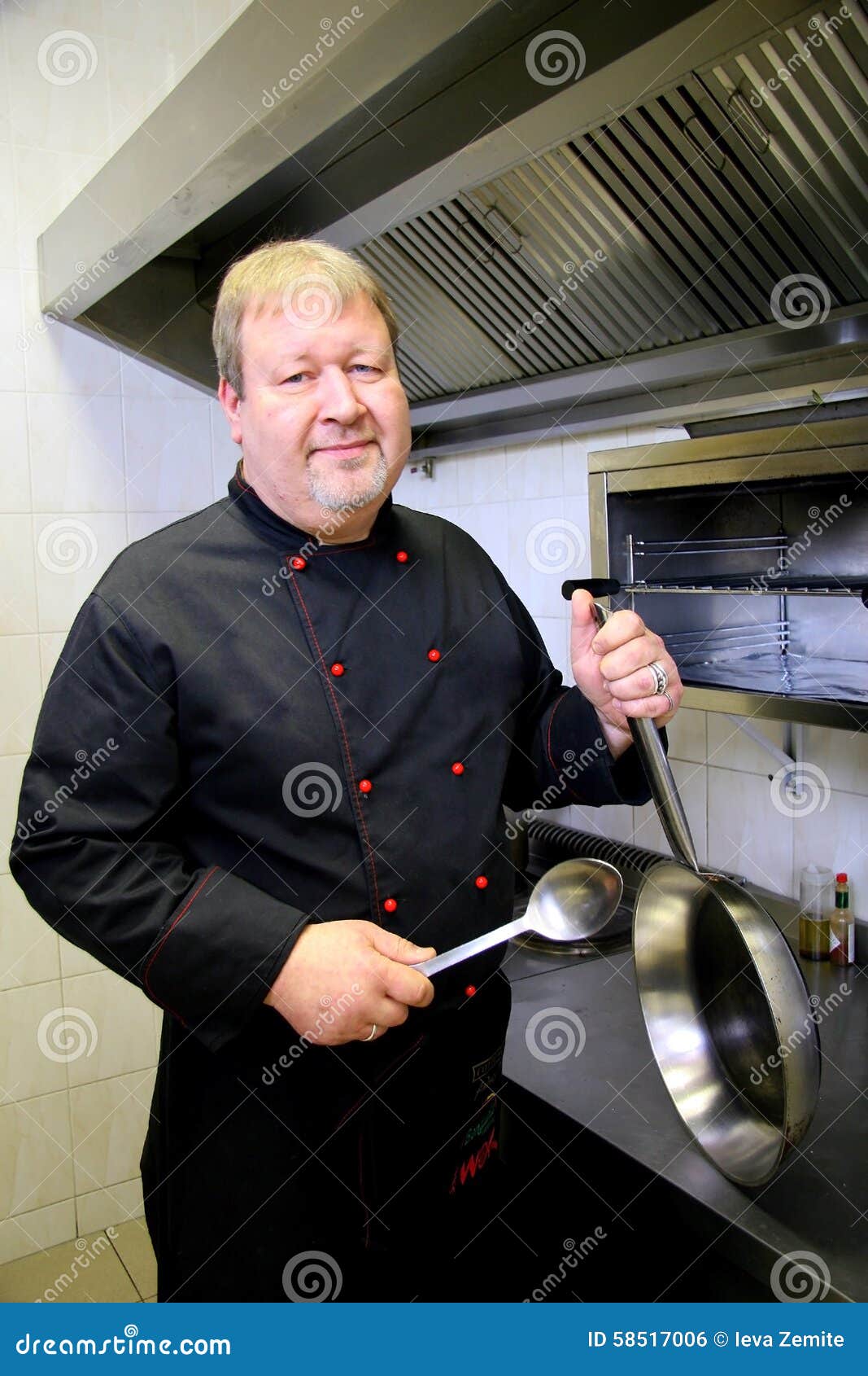 Portrait of chef editorial photo. Image of cook, dining - 58517006