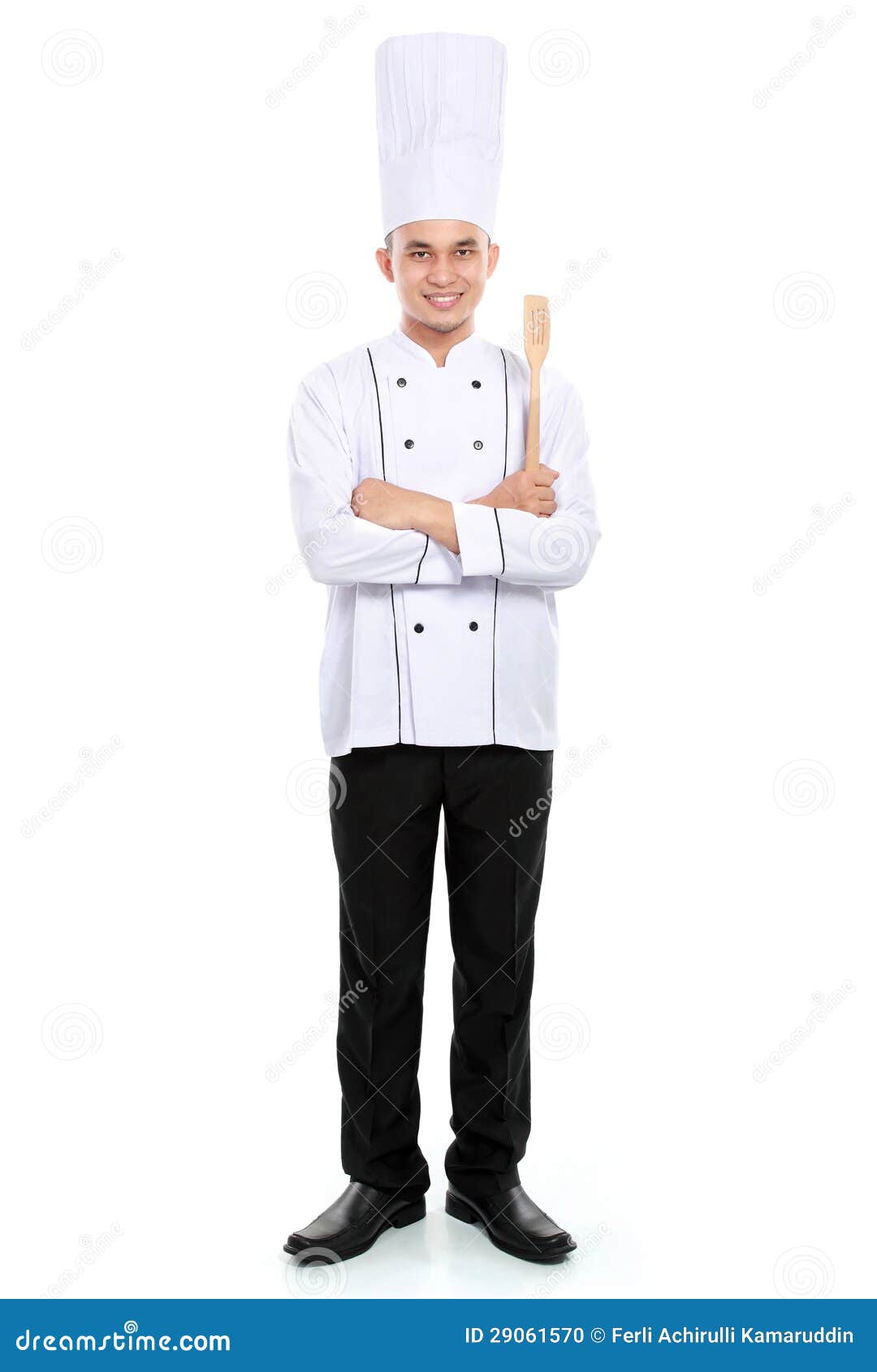 Portrait of chef smiling stock photo. Image of happy - 29061570