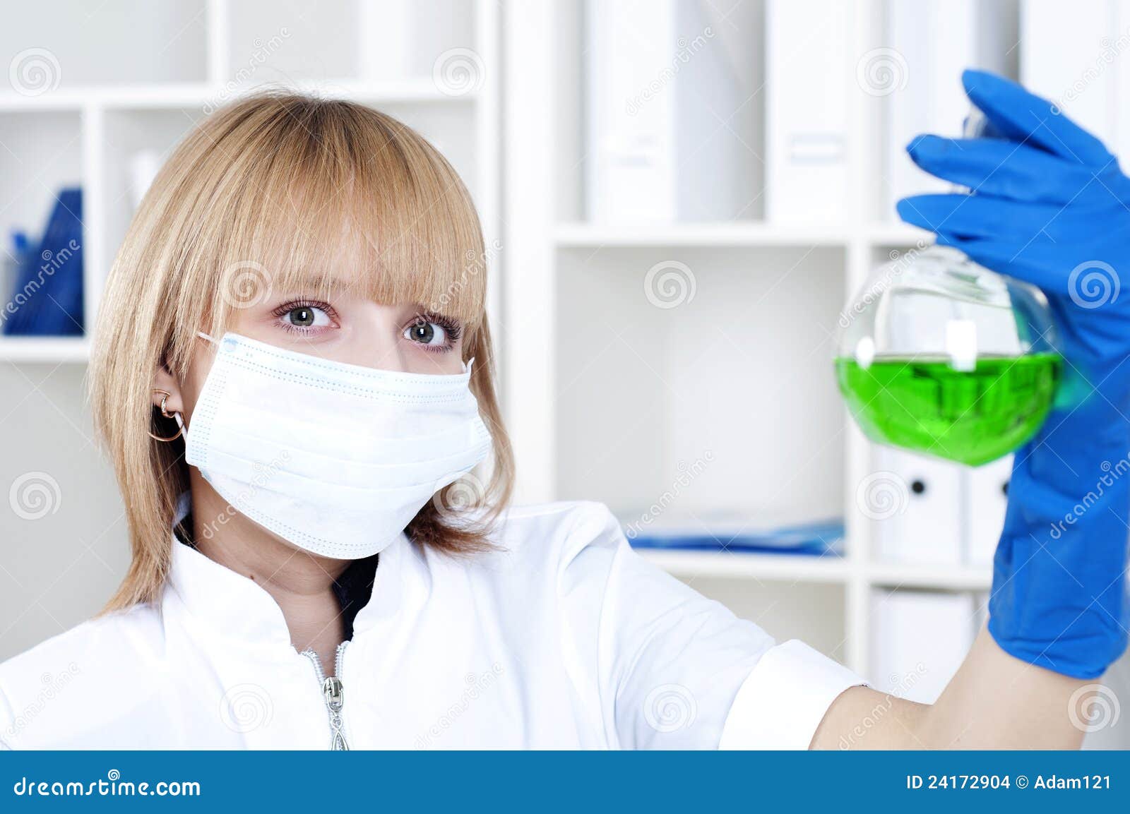 Portrait of chemist stock photo. Image of development - 24172904