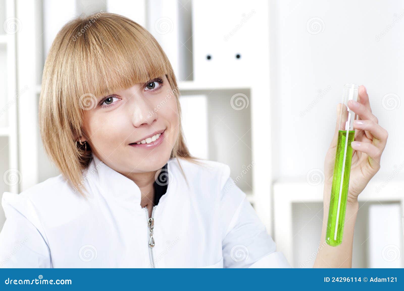 Portrait of chemist stock photo. Image of medical, chemist - 24296114