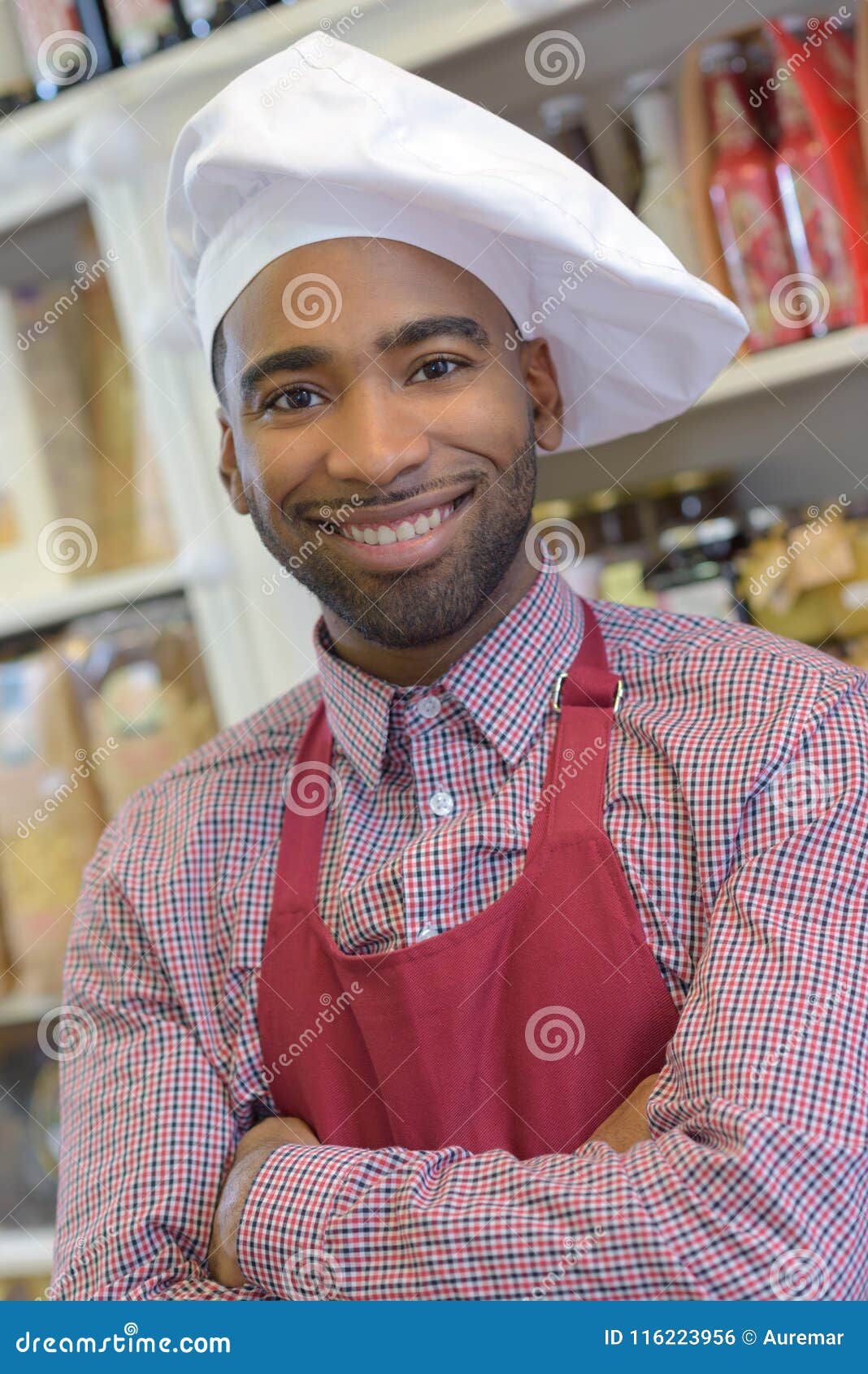 Portrait of chief cook stock photo. Image of eating - 116223956