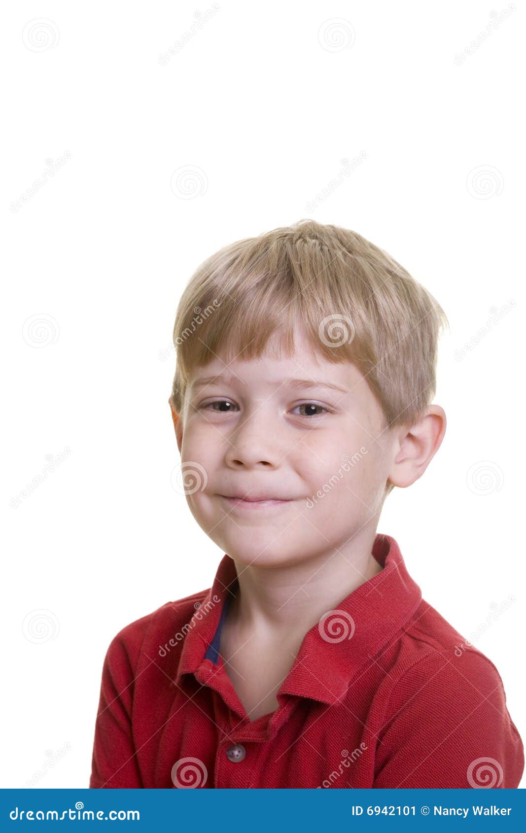 Portrait of a Child stock image. Image of smile, smirk - 6942101