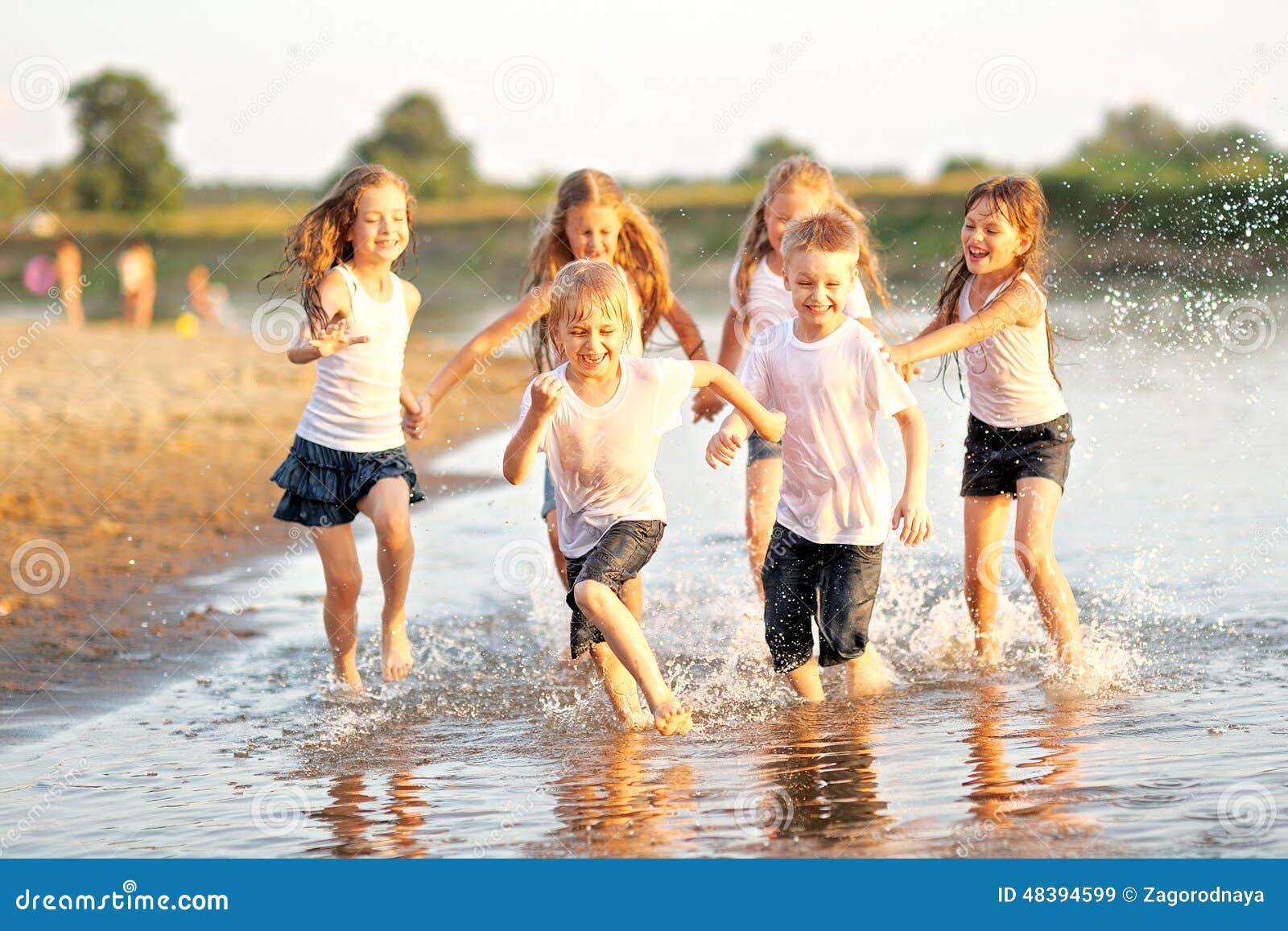 Portrait of children stock image. Image of friendship - 48394599