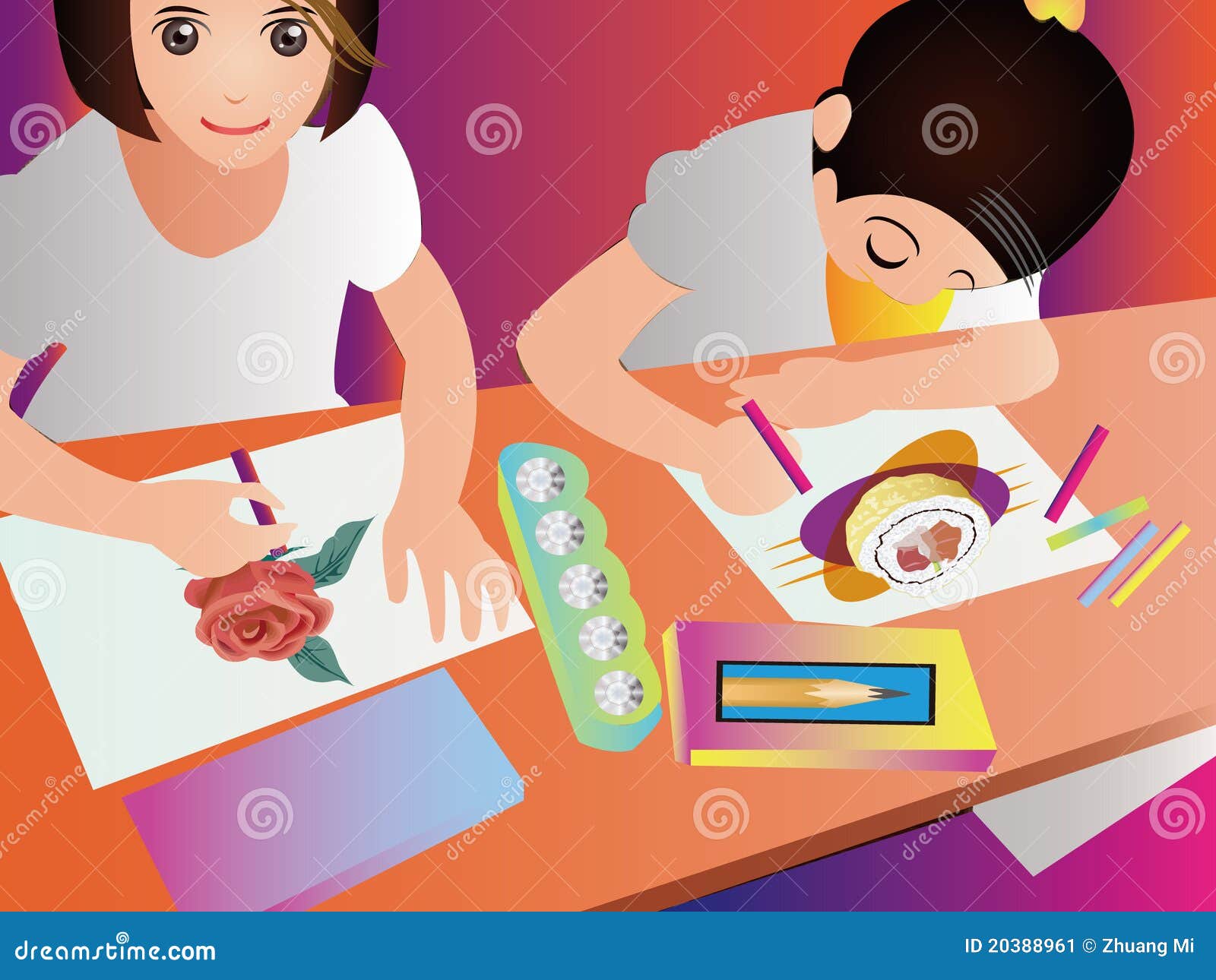 Boy Drawing Picture,molbert Line Icon, Vector. Boy Drawing Picture ...