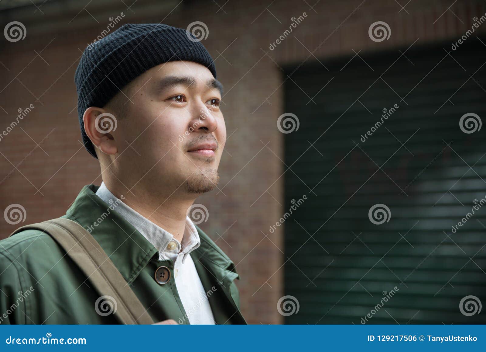 Portrait of Chinese Young Man in Front of the House Stock Photo - Image ...