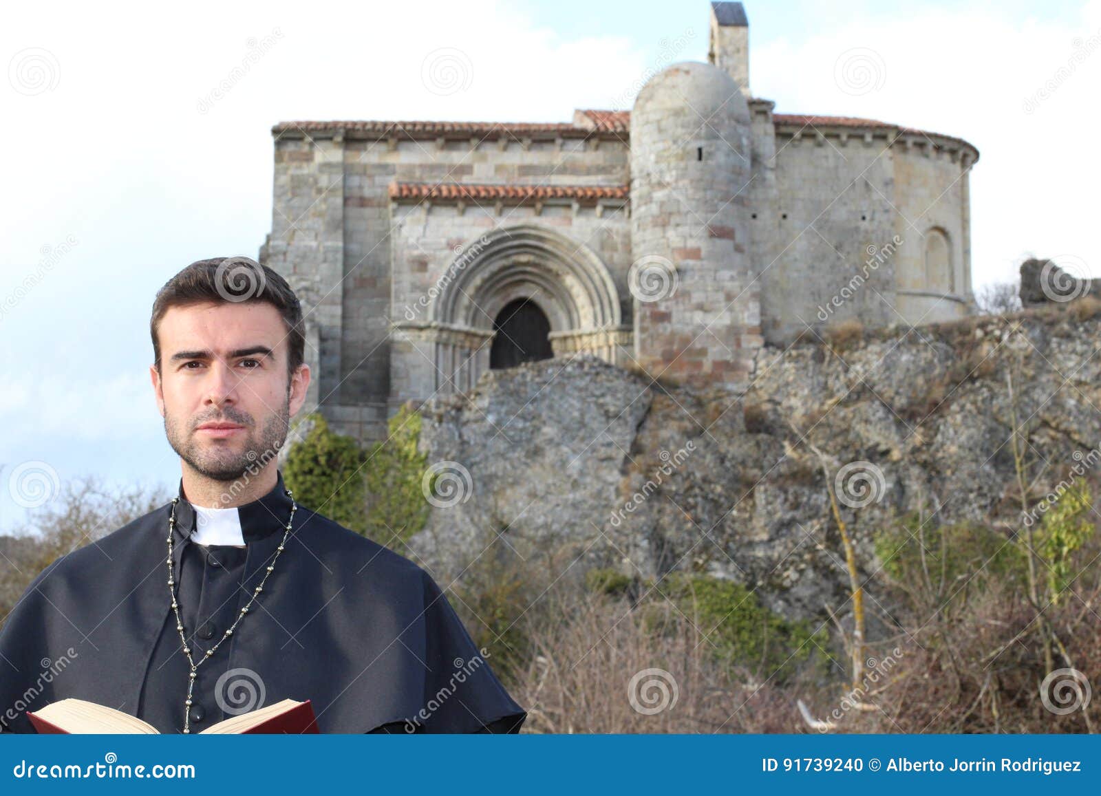 Portrait of a Christian Priest Stock Photo - Image of belief, father ...