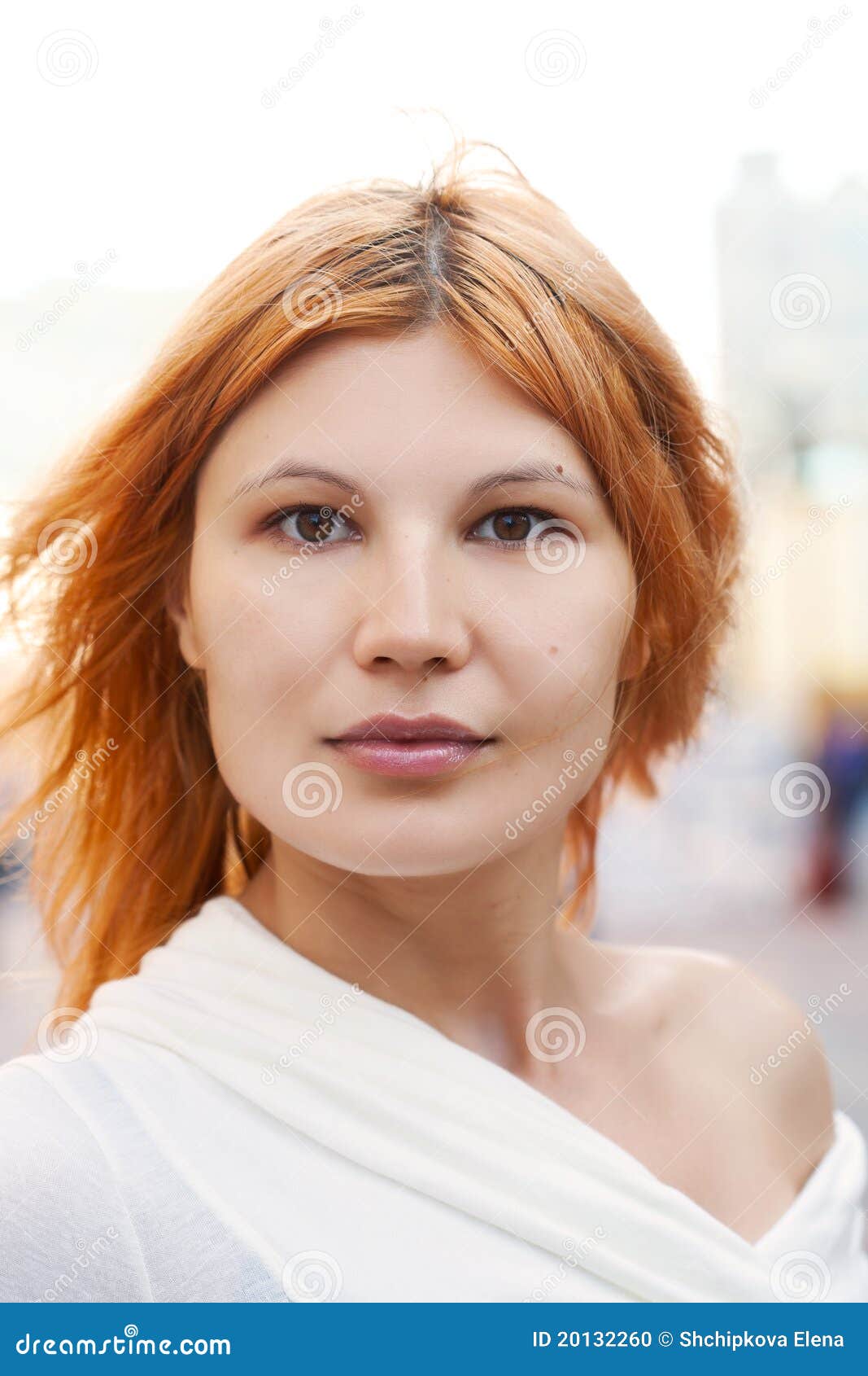 Portrait of the city girl. stock photo. Image of outside - 20132260