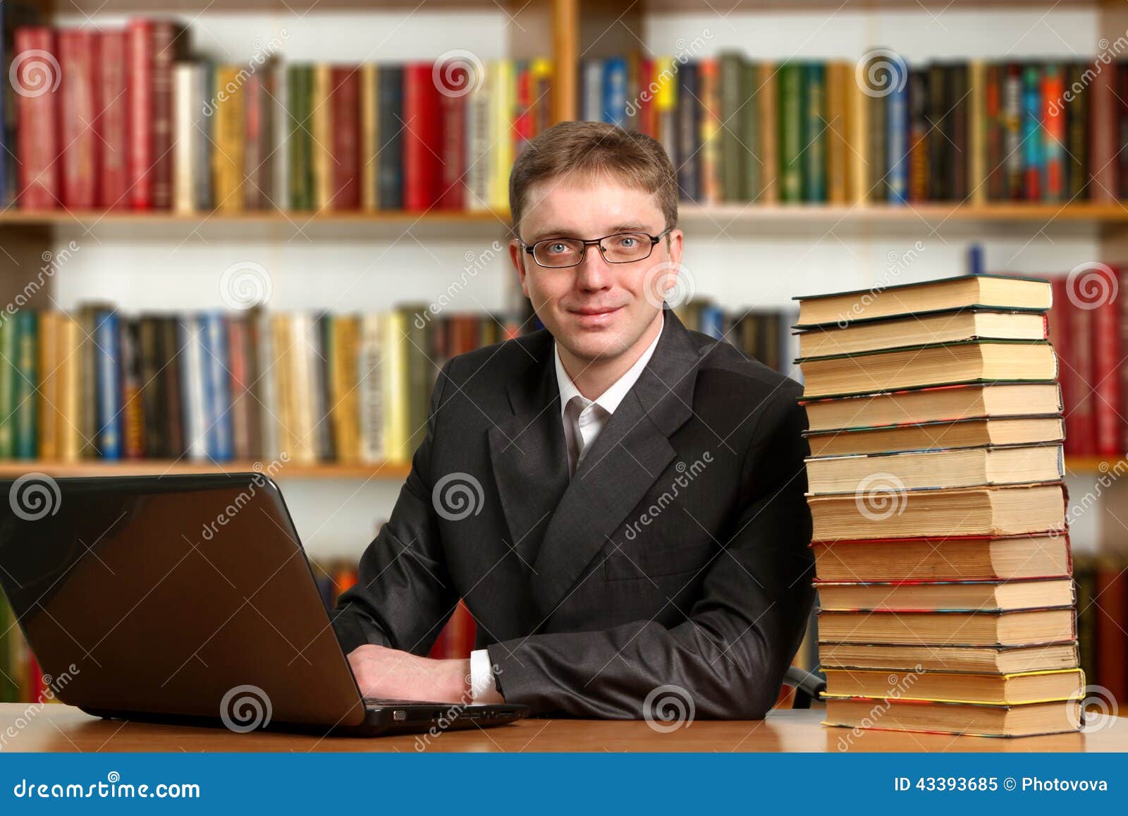 Portrait of clever student stock image. Image of lawyer - 43393685